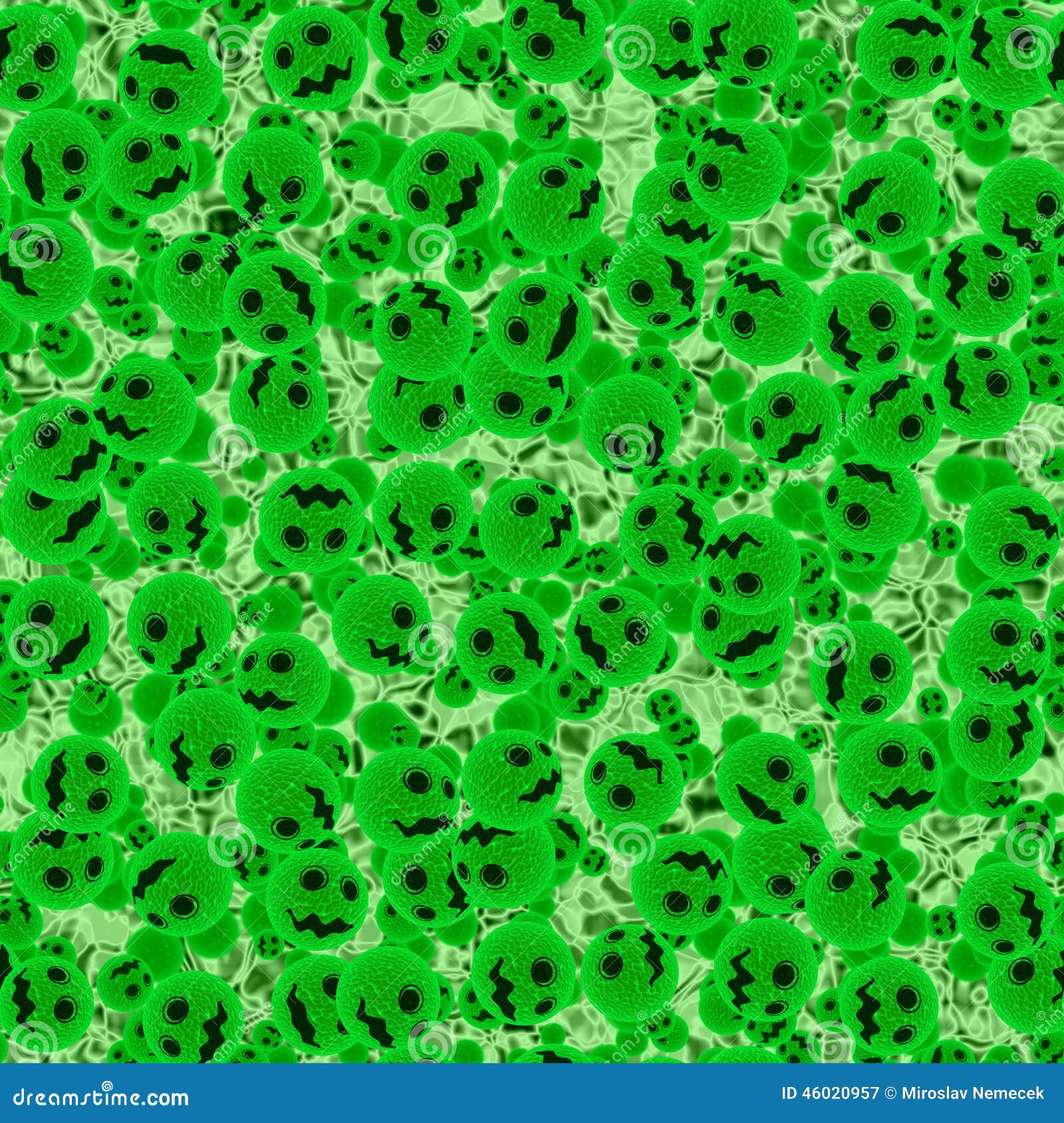 Bad Virus Seamless Generated Hires Texture Stock Illustration ...