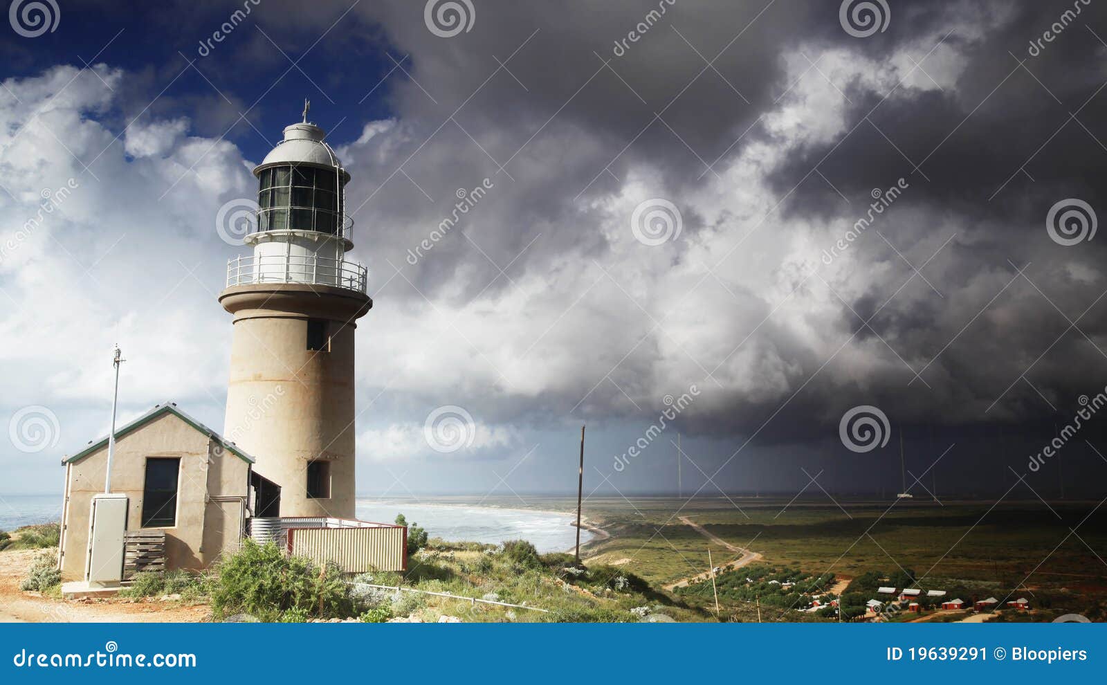 Bad weather stock image. Image of vlamingh, ocean, lighthouse - 19639291