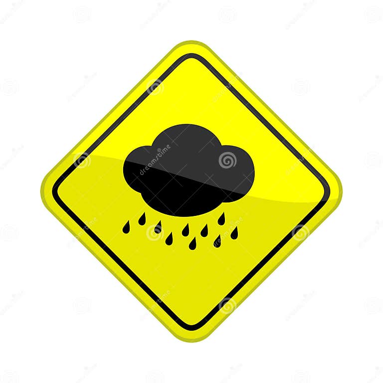 Bad weather stock vector. Illustration of droplets, rain - 4826126