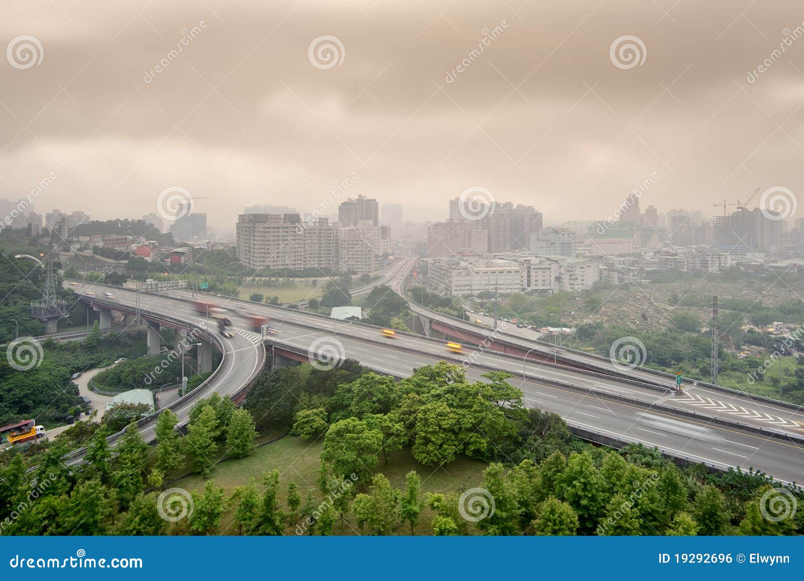 Bad weather cityscape stock photo. Image of apartment - 19292696