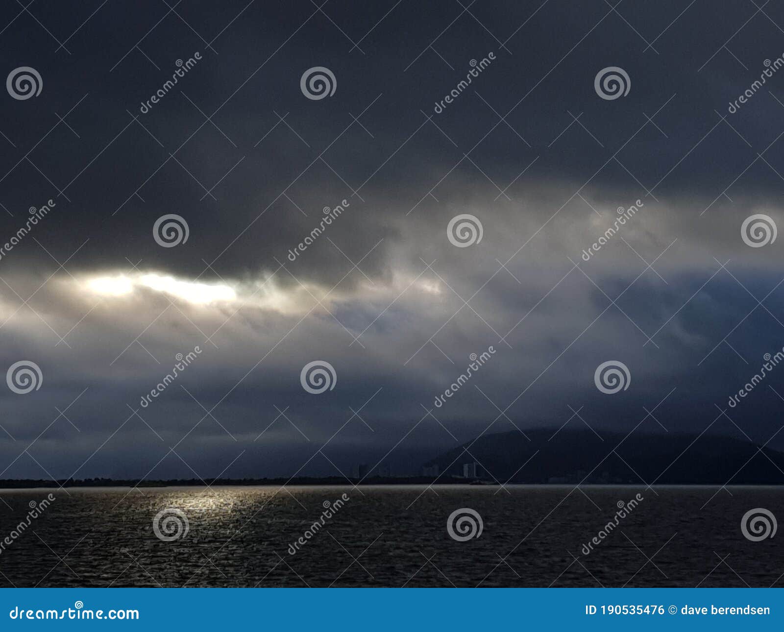 Bad weather incoming stock photo. Image of hills, water - 190535476