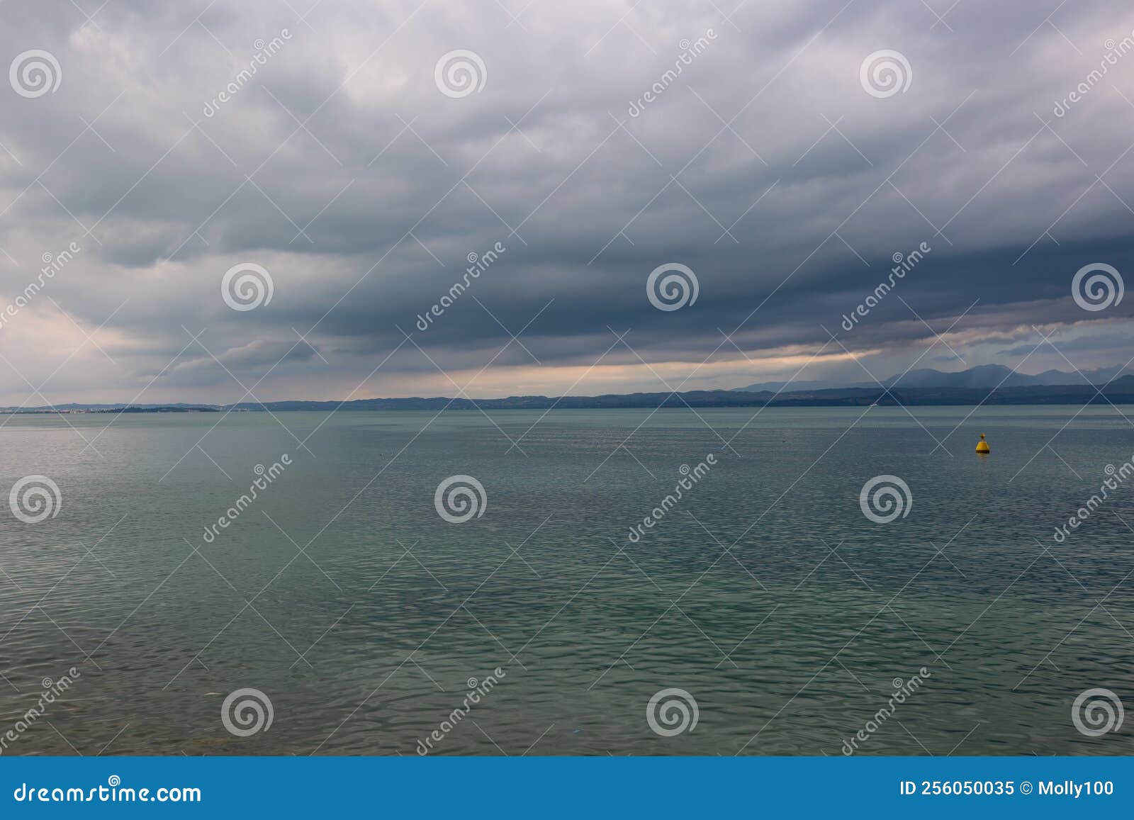 Bad Weather on Lake Garda, Storm on Lake Garda Stock Image - Image of ...