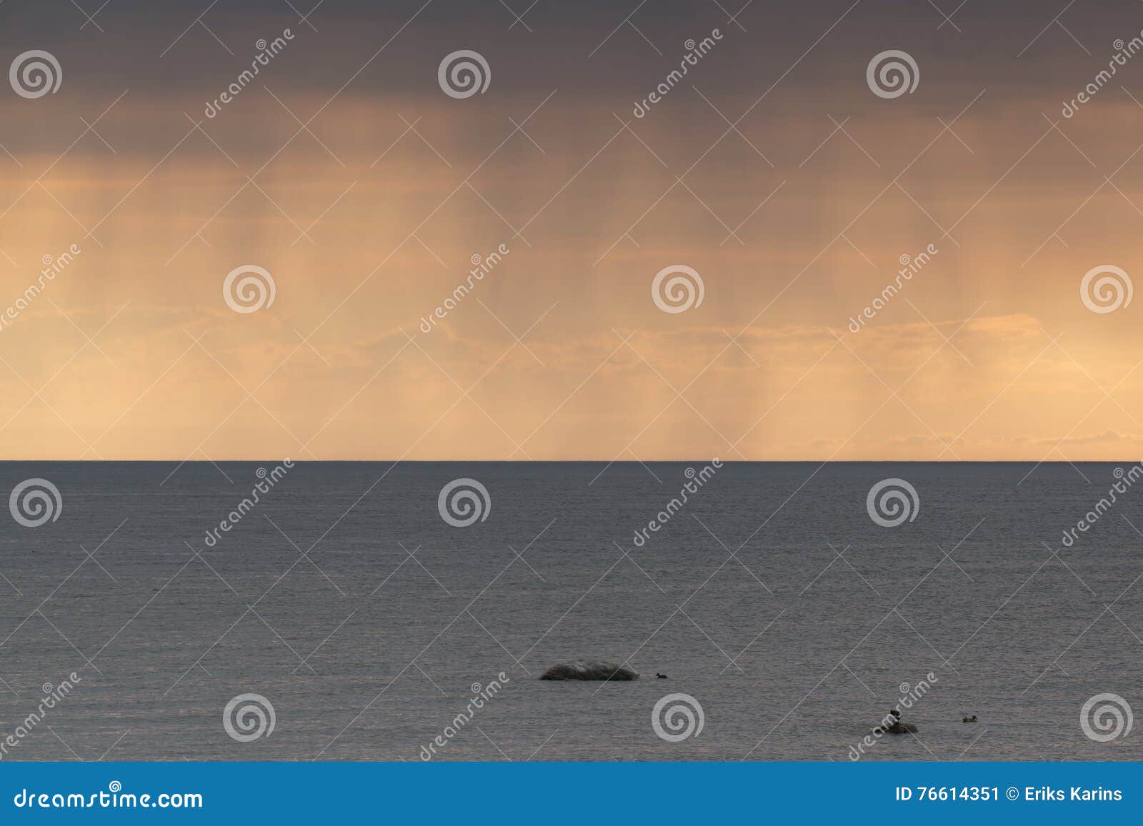 Bad weather at sunset stock image. Image of clouds, stones - 76614351