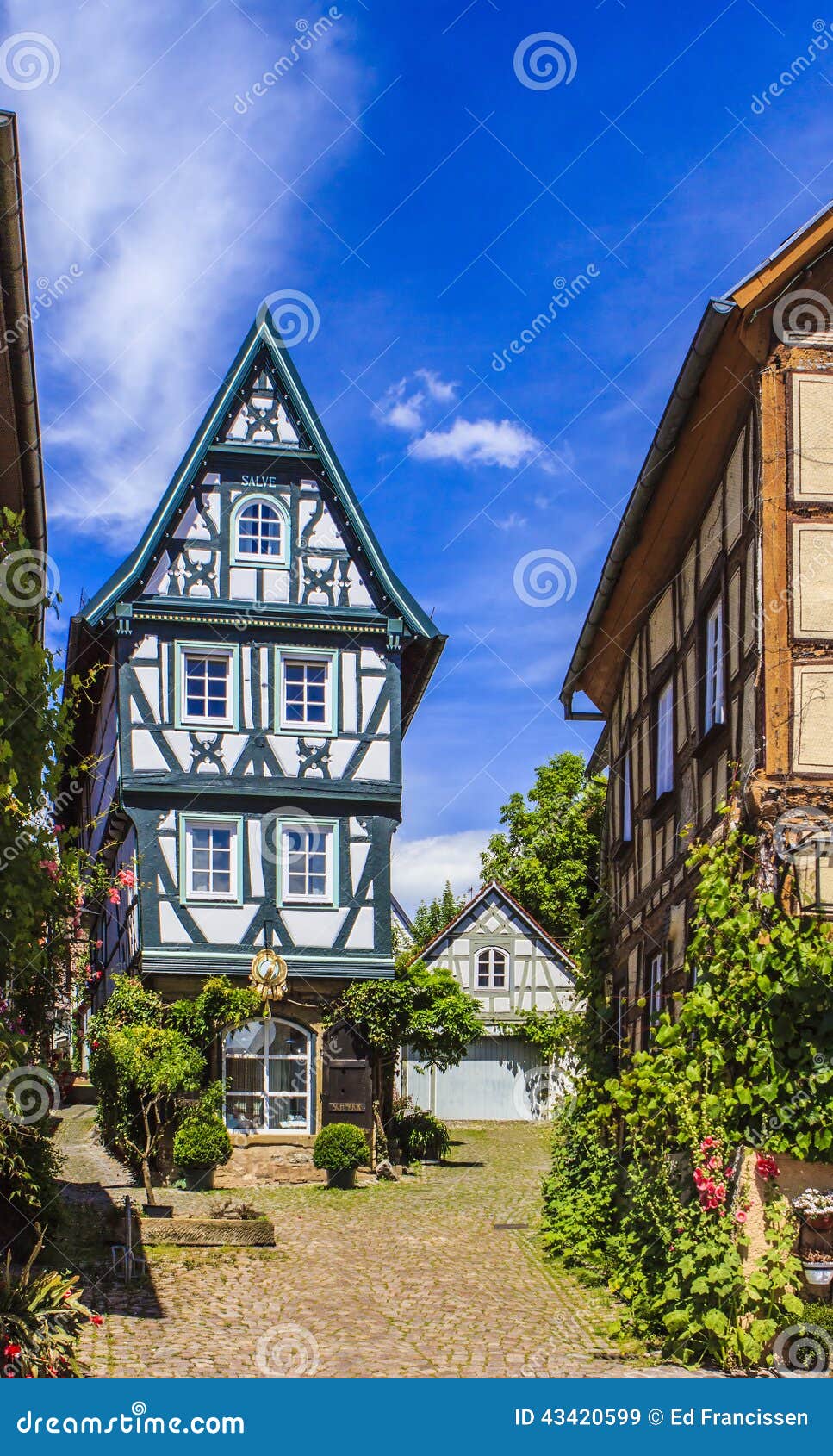 Bad Wimpfen, Germany. stock image. Image of house, square - 43420599