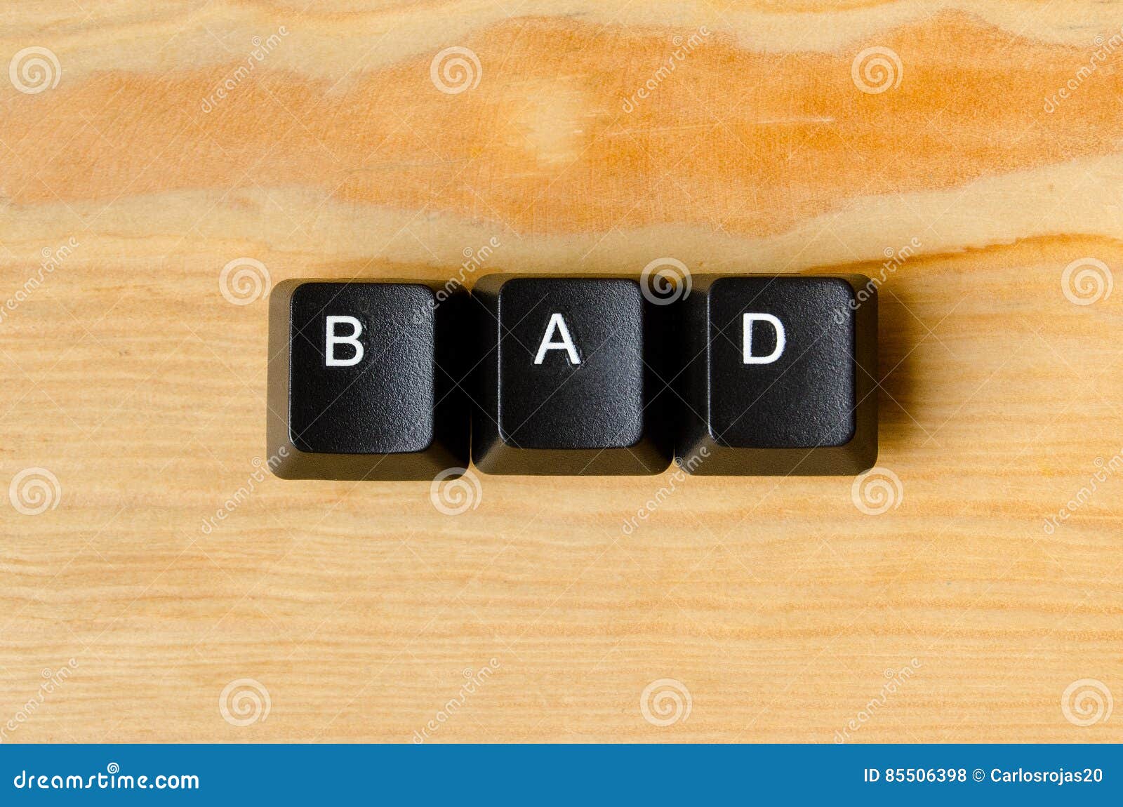 Bad word stock photo. Image of buttons, wrong, background - 85506398