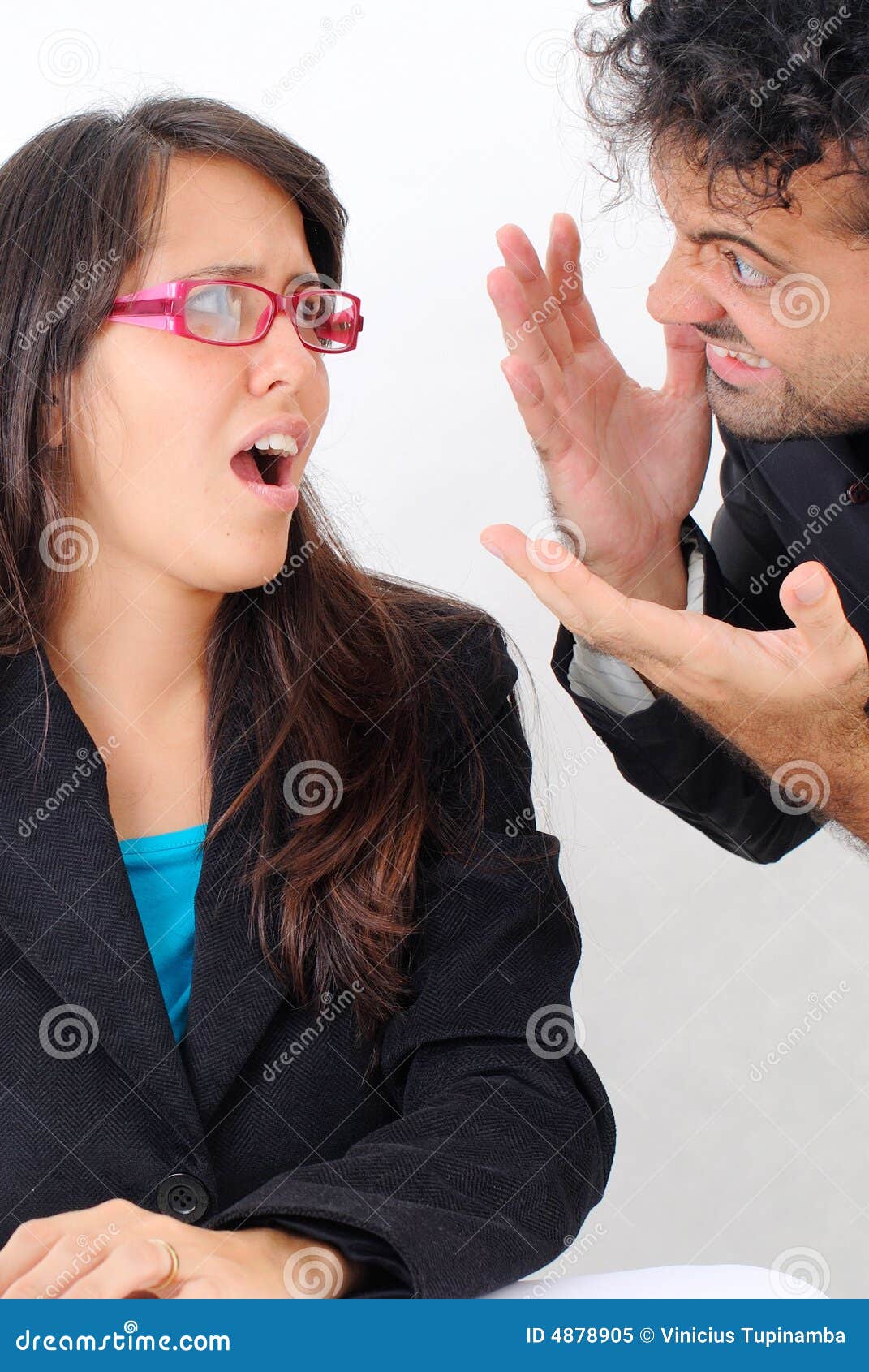 Bad Work Day stock image. Image of girl, isolated, portrait - 4878905