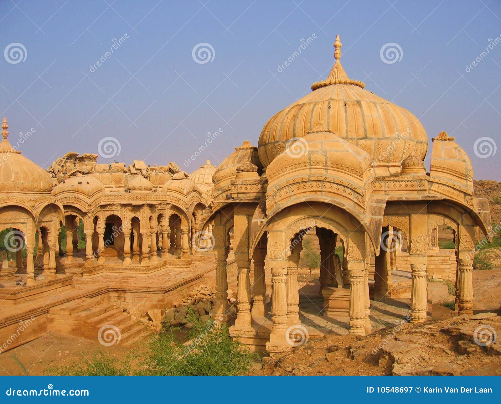 Bada Bagh Cenotaphs, Jaisalmer Stock Image - Image of royal, rajasthan ...