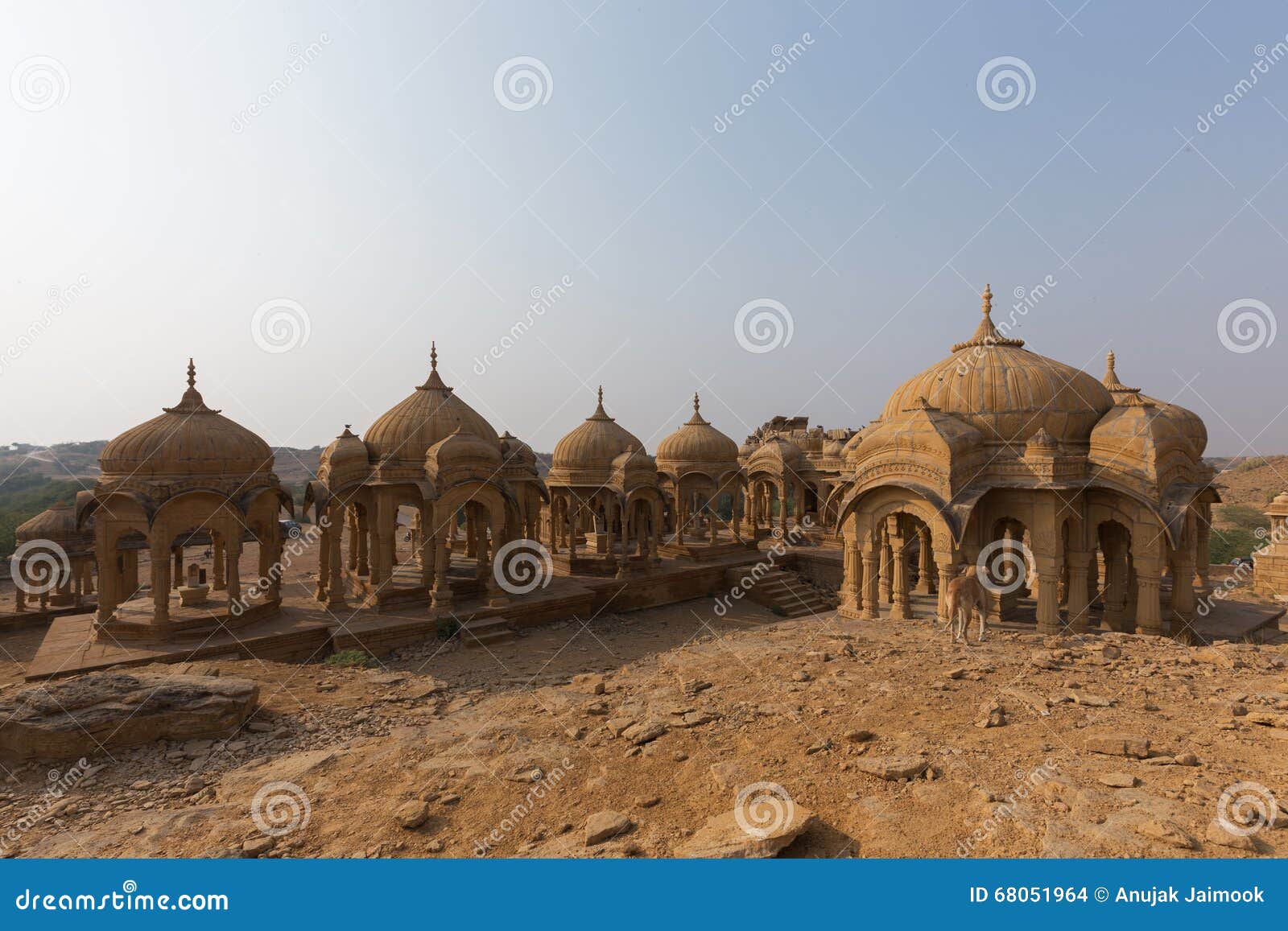 Bada Bagh in Jaisalmer, Rajasthan State, India Stock Photo - Image of ...