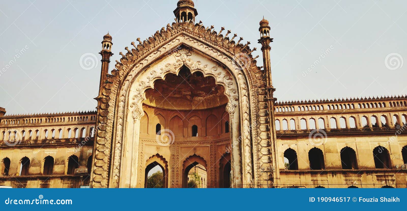 Bada Imambara in Lucknow stock image. Image of landmark - 190946517