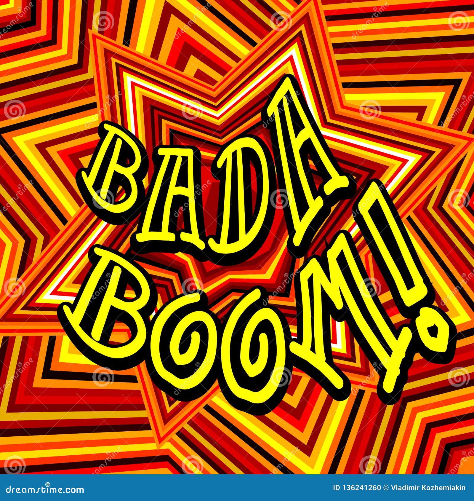 BADABOOM! Comic Word Cartoon Vector | CartoonDealer.com #47729787