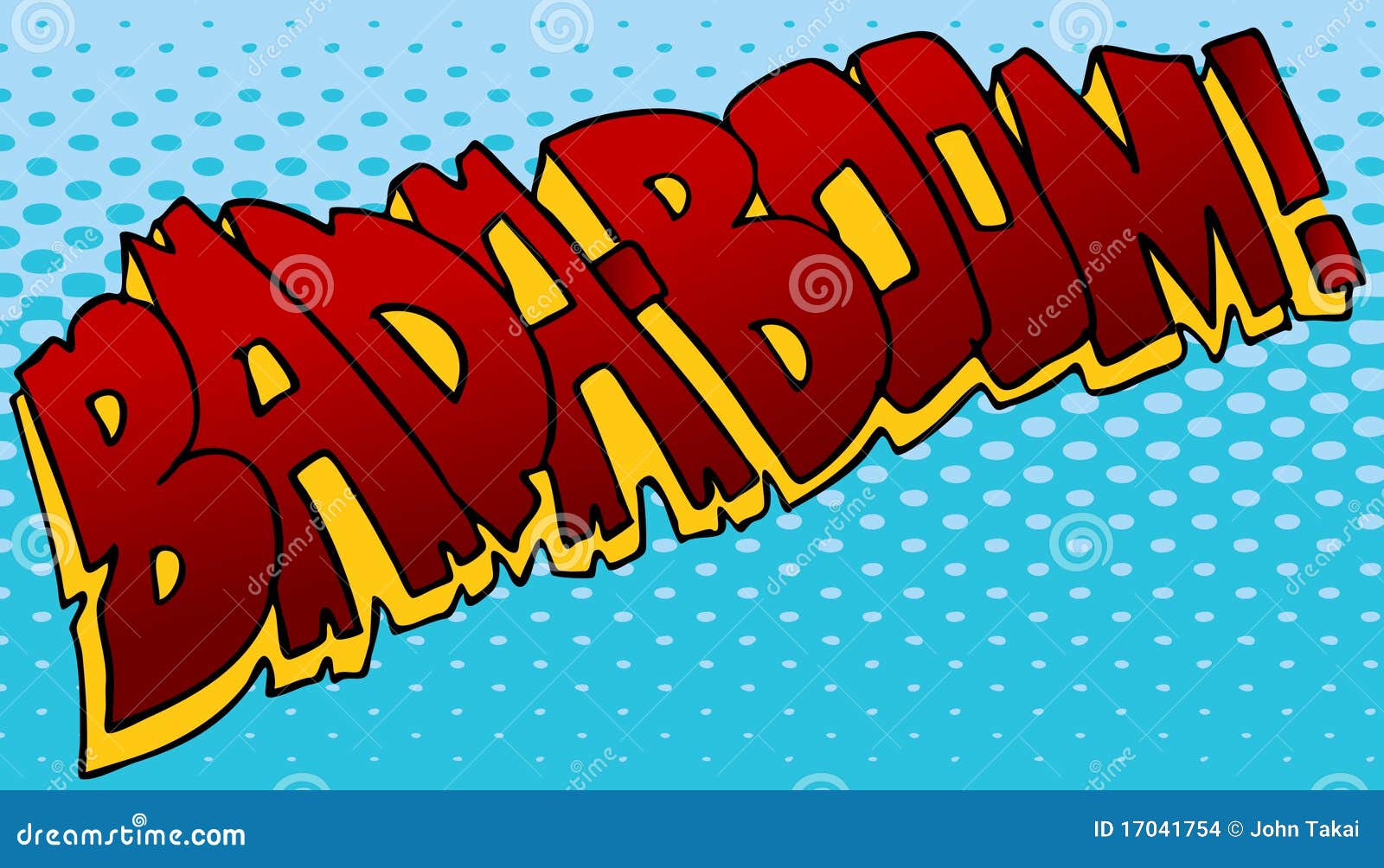 Badaboom Sound Effect stock vector. Illustration of clipart - 17041754