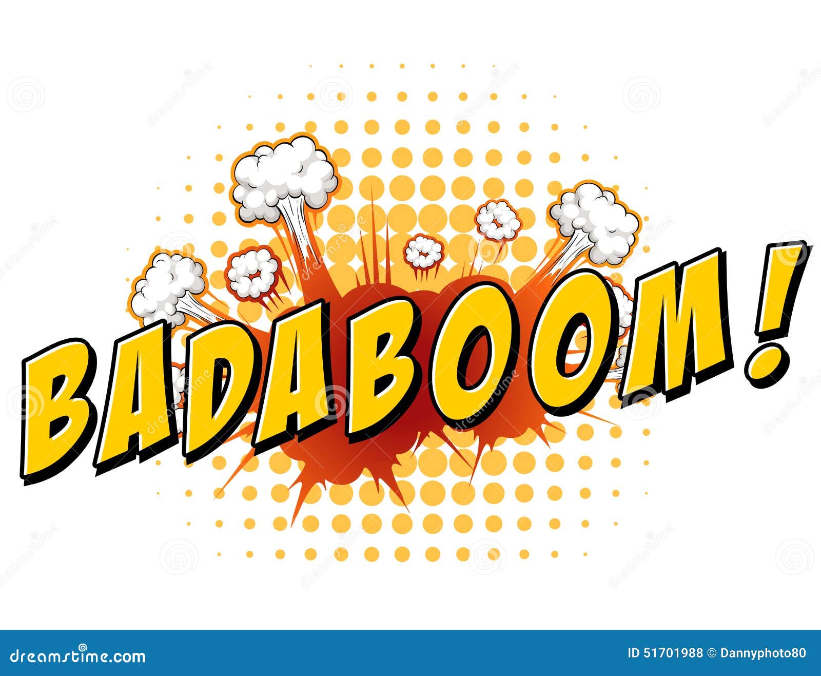 BADABOOM! Comic Word Cartoon Vector | CartoonDealer.com #47729787