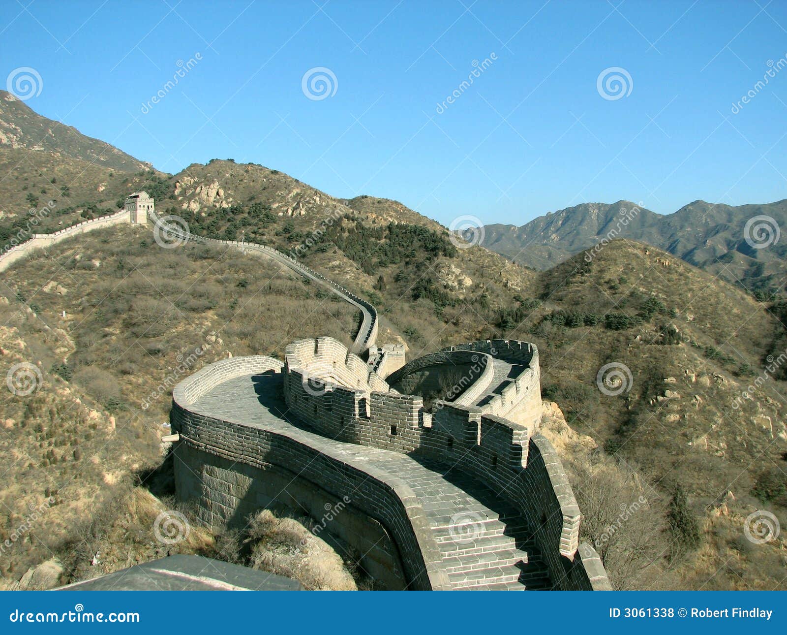 Badaling Curve stock photo. Image of dilou, restored, snaking - 3061338
