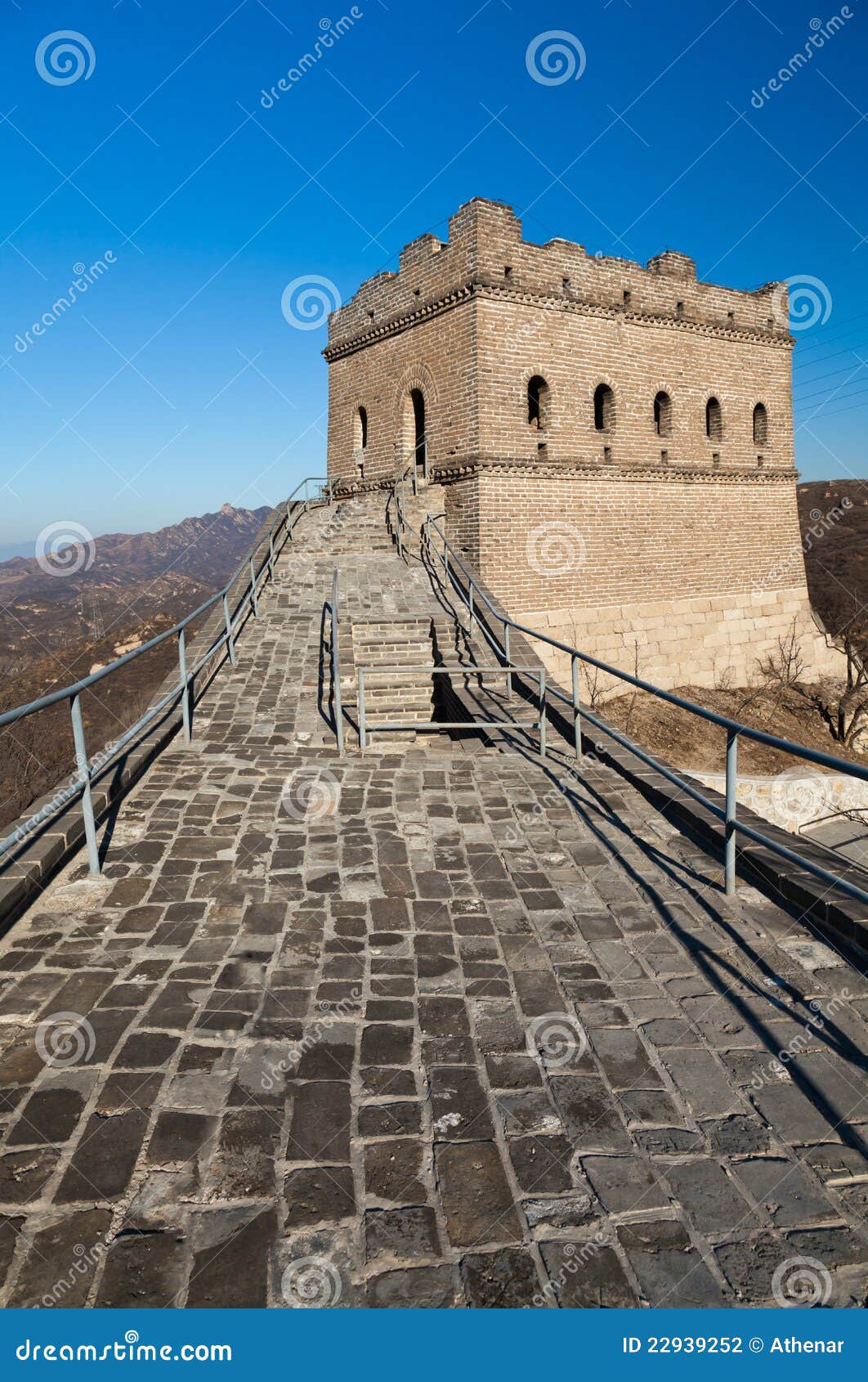 Badaling Great Wall stock photo. Image of asian, military - 22939252