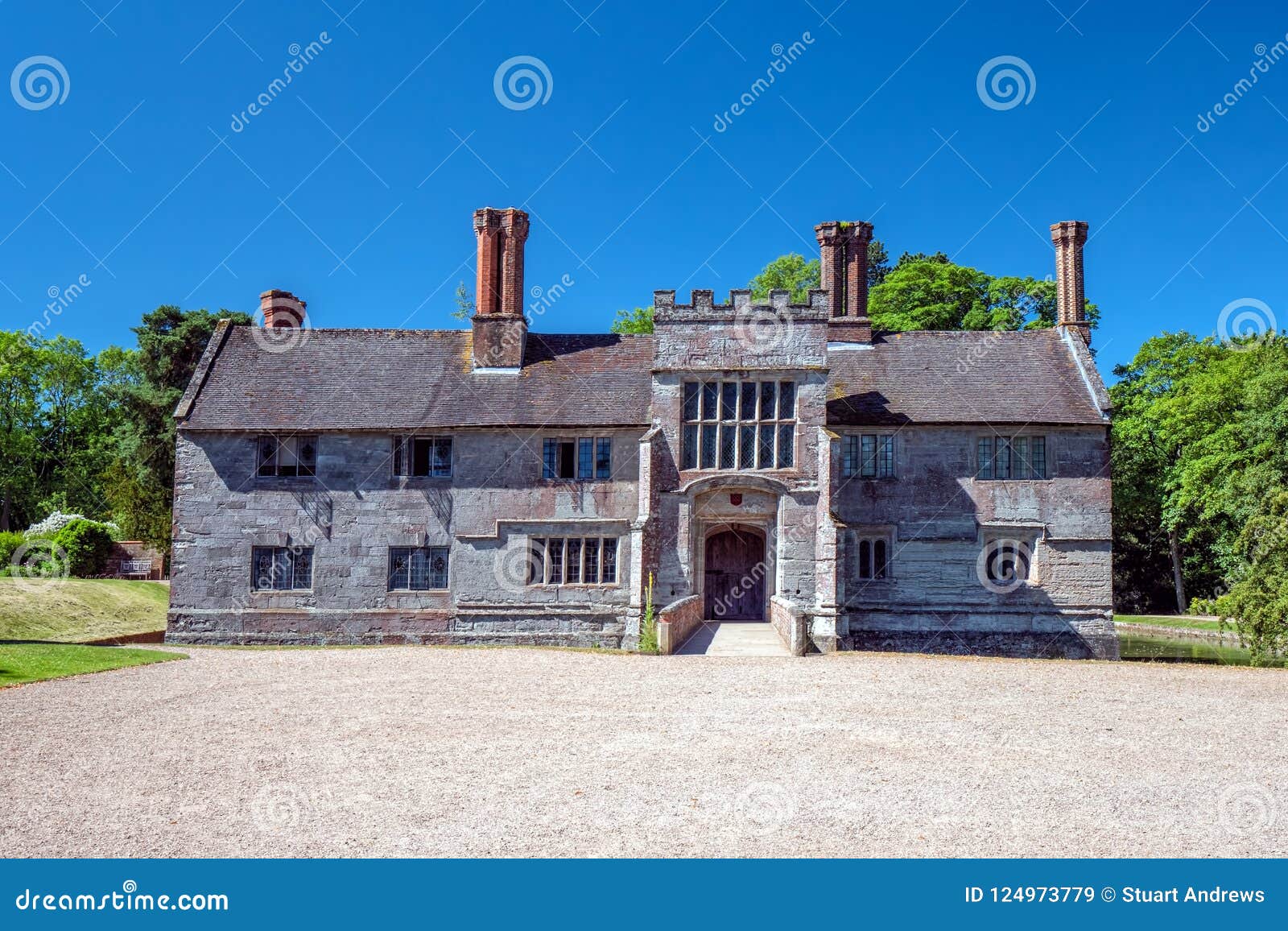 Baddesley Clinton Manor House, Warwickshire, England Redaktionelles ...