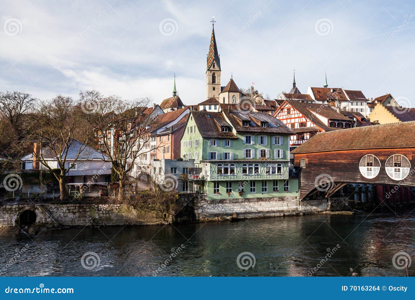 BADEN, ARGOVIE, SUISSE photo stock. Image du petit, église - 70163264