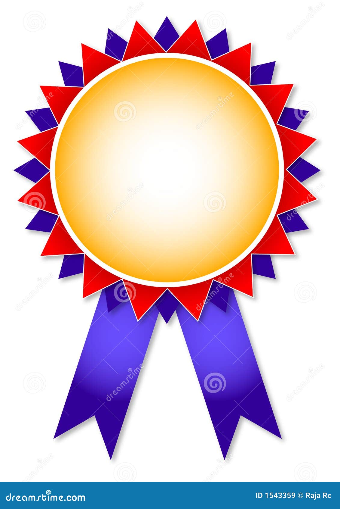 Badge stock vector. Illustration of medal, victory, celebration - 1543359