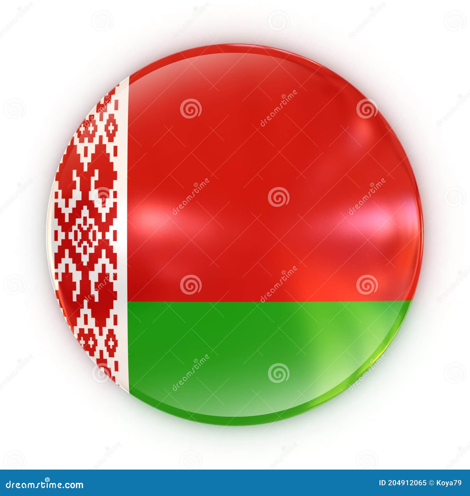 Belarus Flag Vector Set. Belarusian National Flags Stickers Collection ...