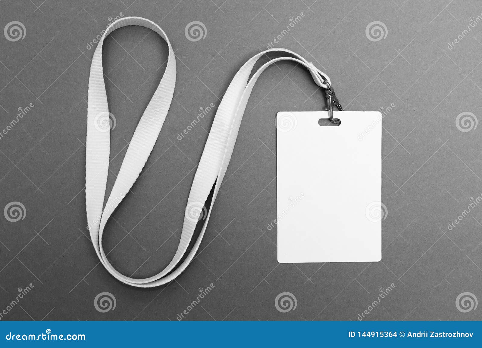 Badge Blank Plastic Empty Security. Space for Text Stock Photo - Image ...