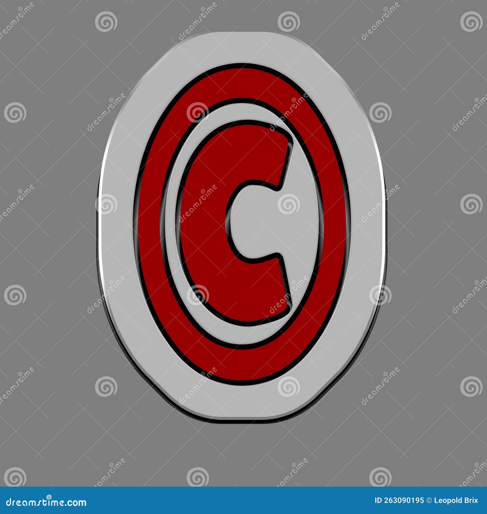Badge with copyright stock illustration. Illustration of artistic ...