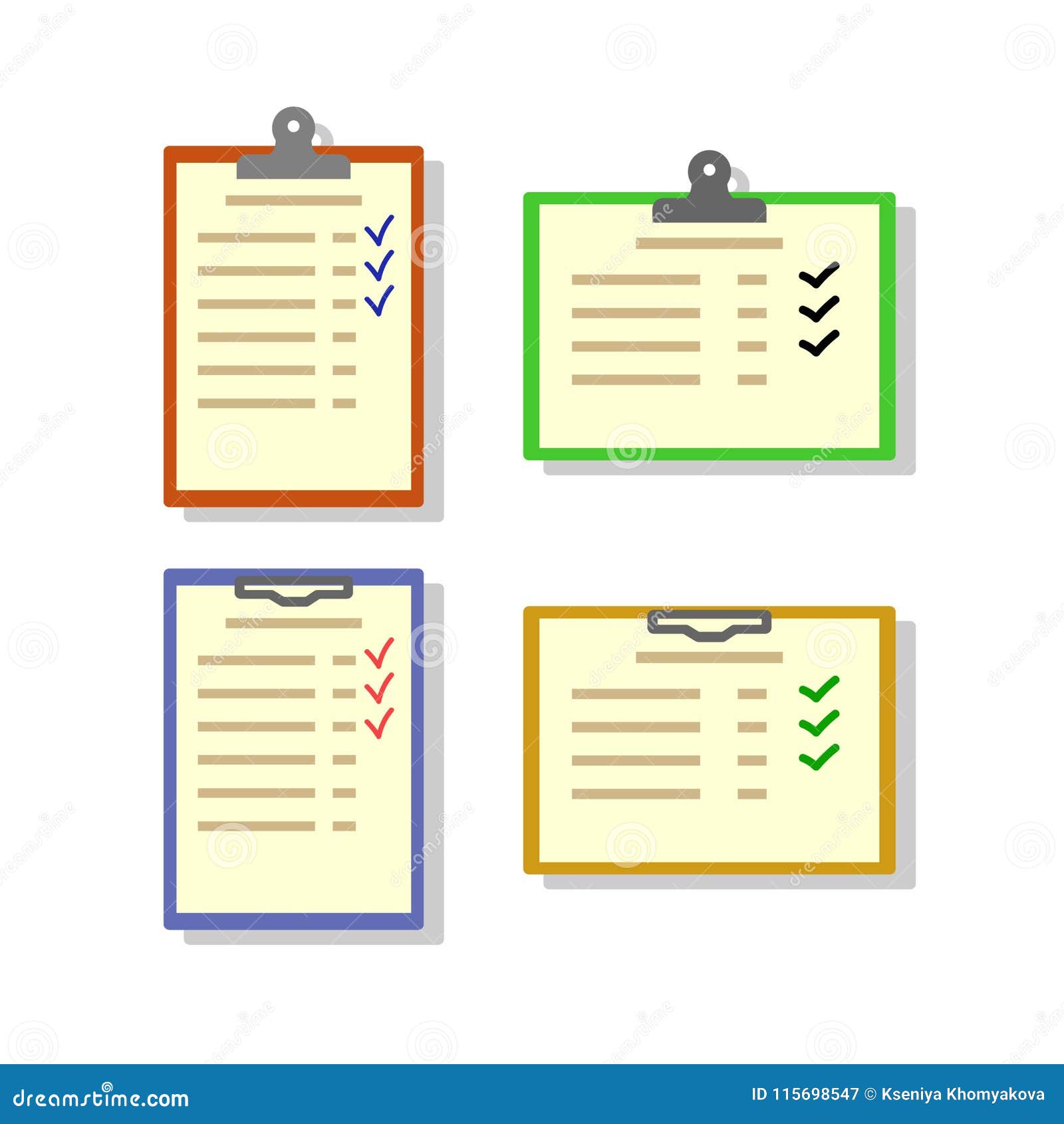 Badge of checklist stock vector. Illustration of list - 115698547
