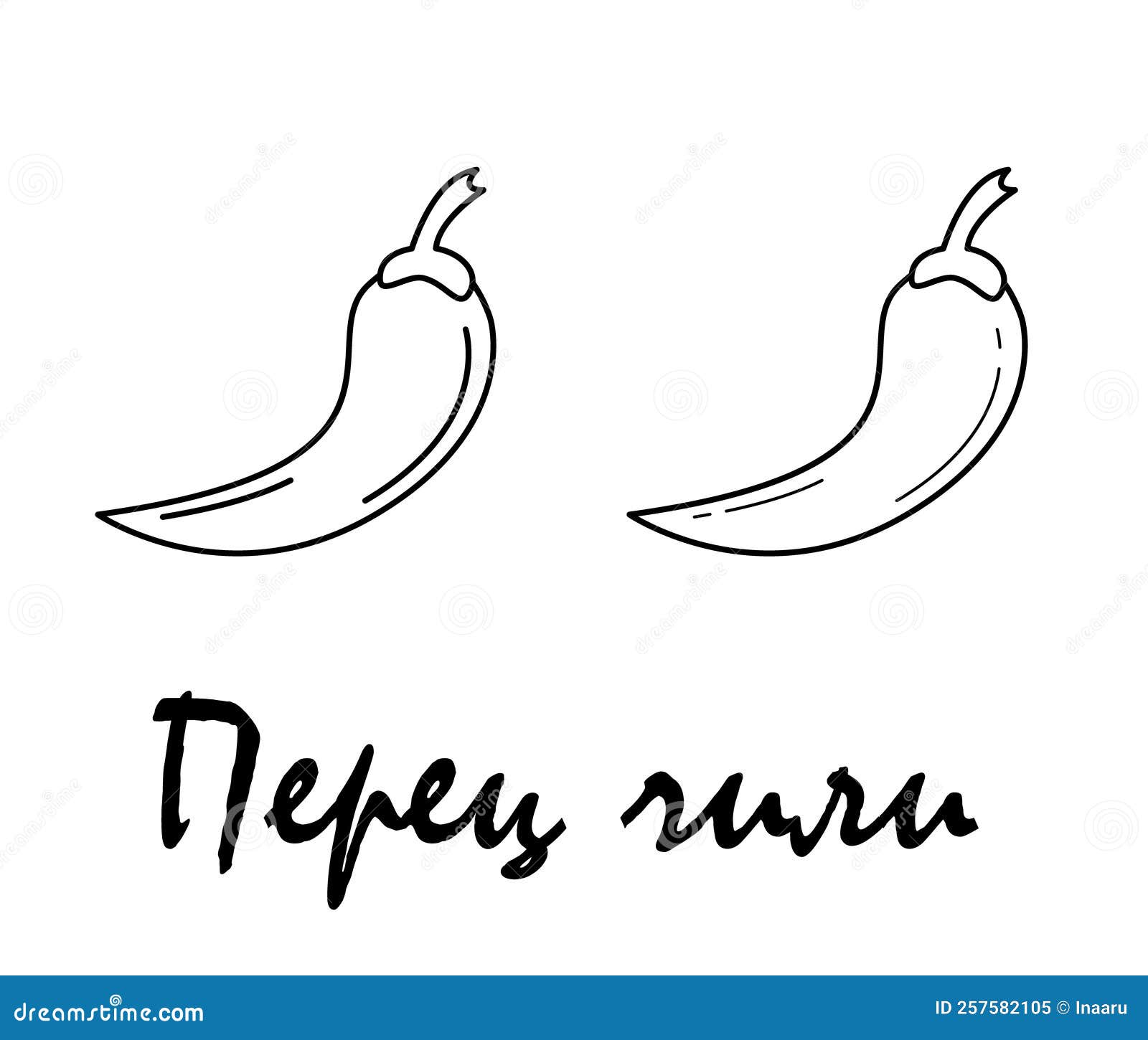 Badge Chili Pepper with the Inscription "chili Pepper" in Russian ...