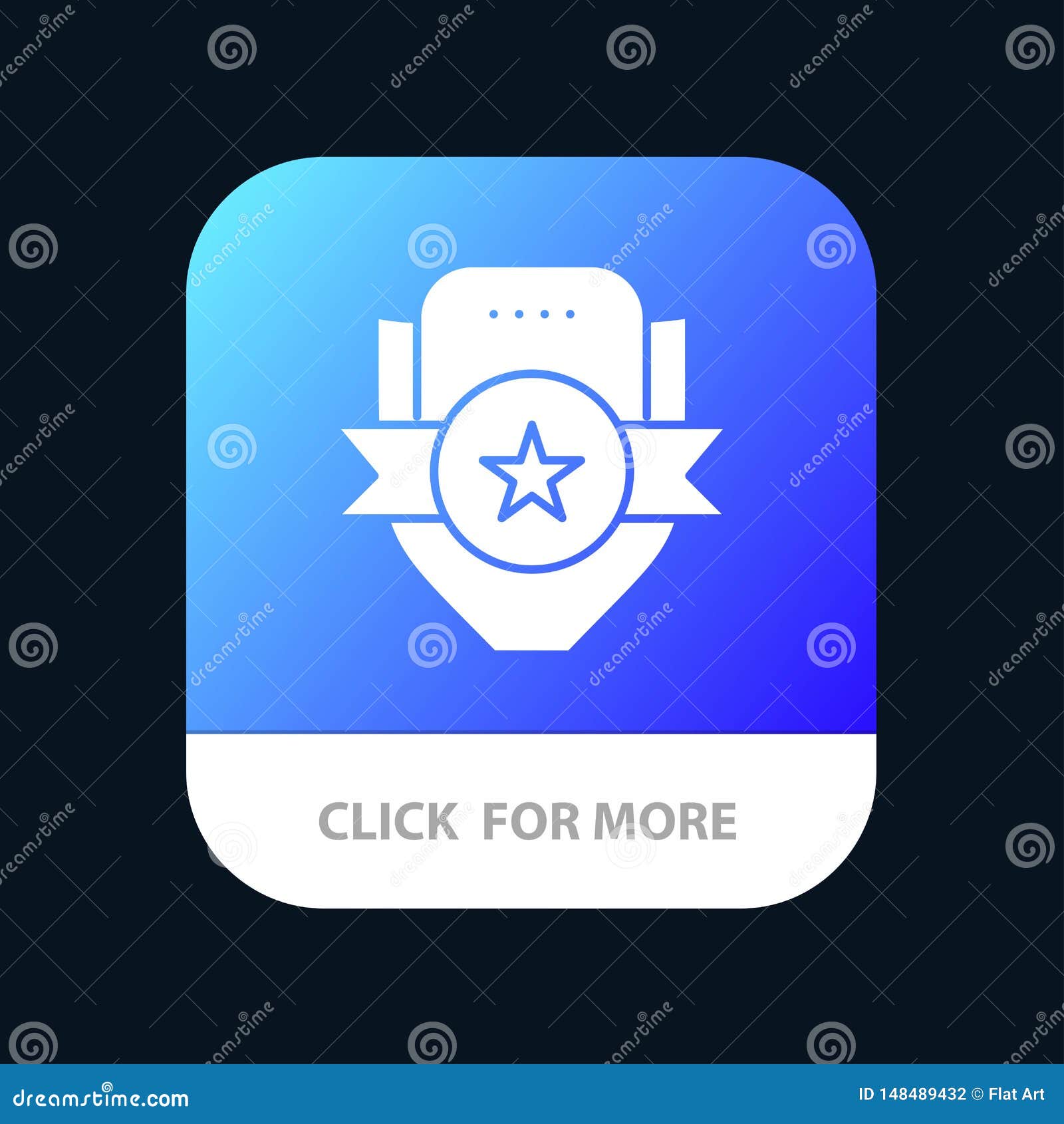 Badge, Club, Emblem, Shield, Sport Mobile App Button. Android and IOS ...