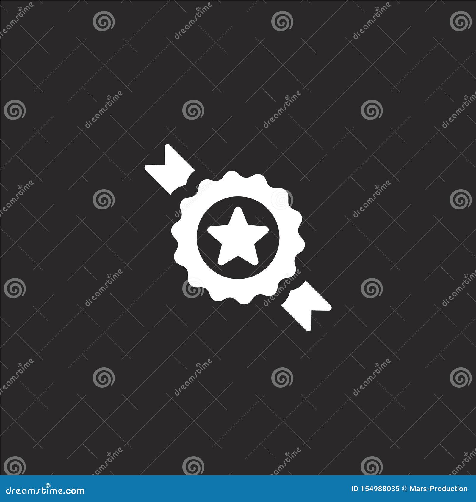 Badge Icon. Filled Badge Icon for Website Design and Mobile, App ...