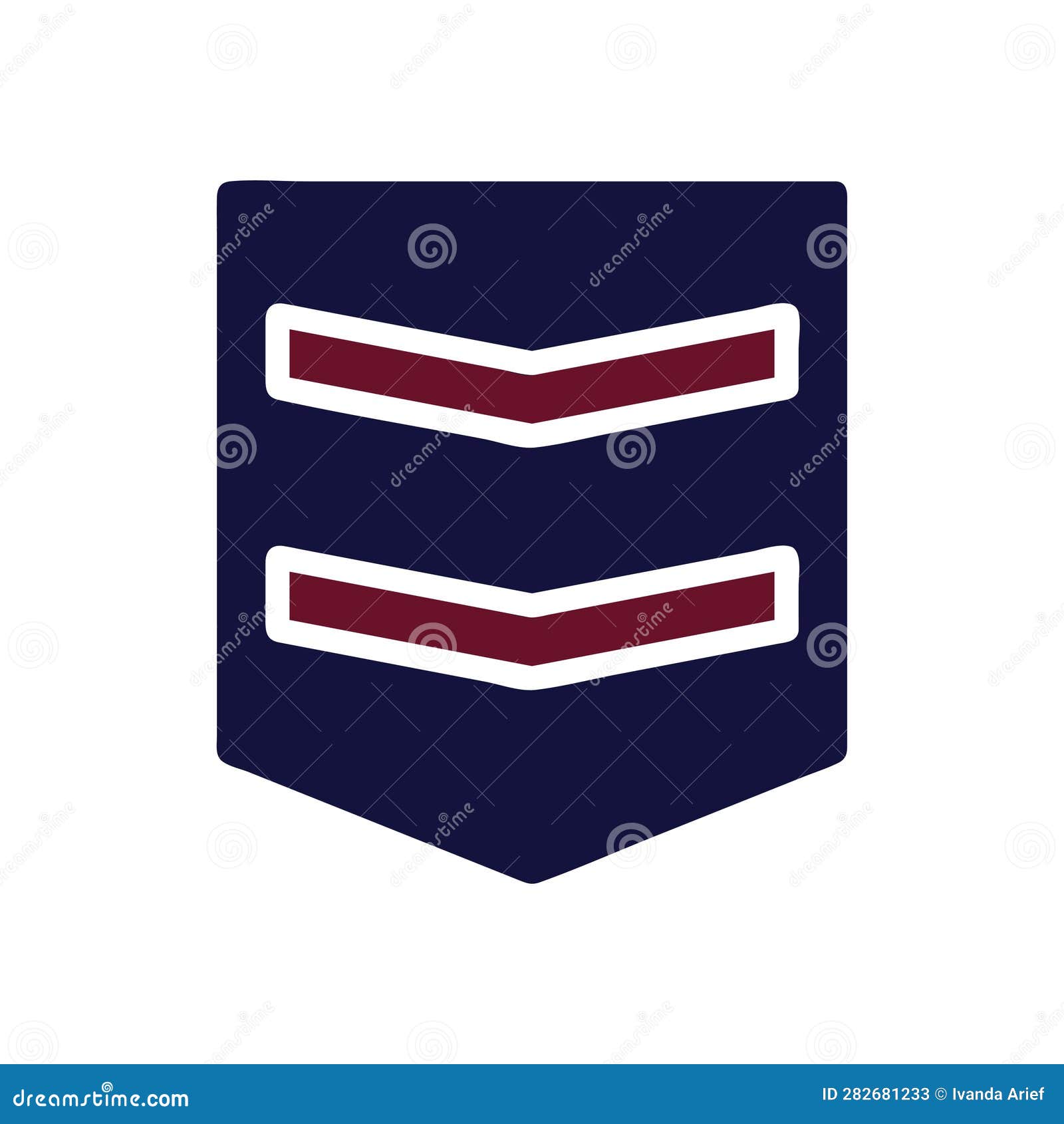 Badge Icon Solid Maroon Navy Colour Military Symbol Perfect.(Multiple ...