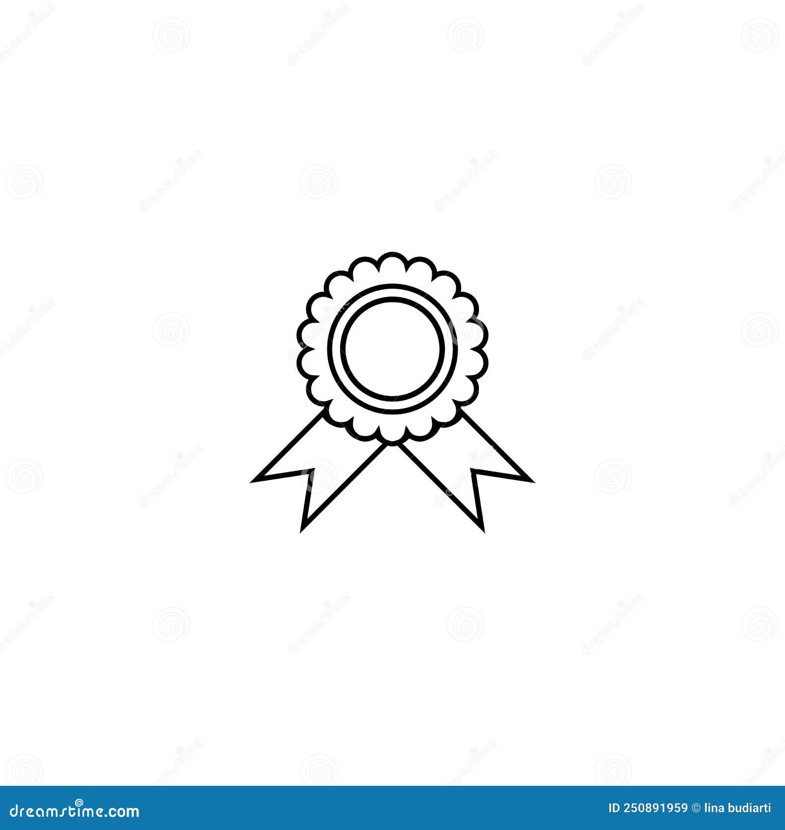 Badge icon stock vector. Illustration of quality, winner - 250891959