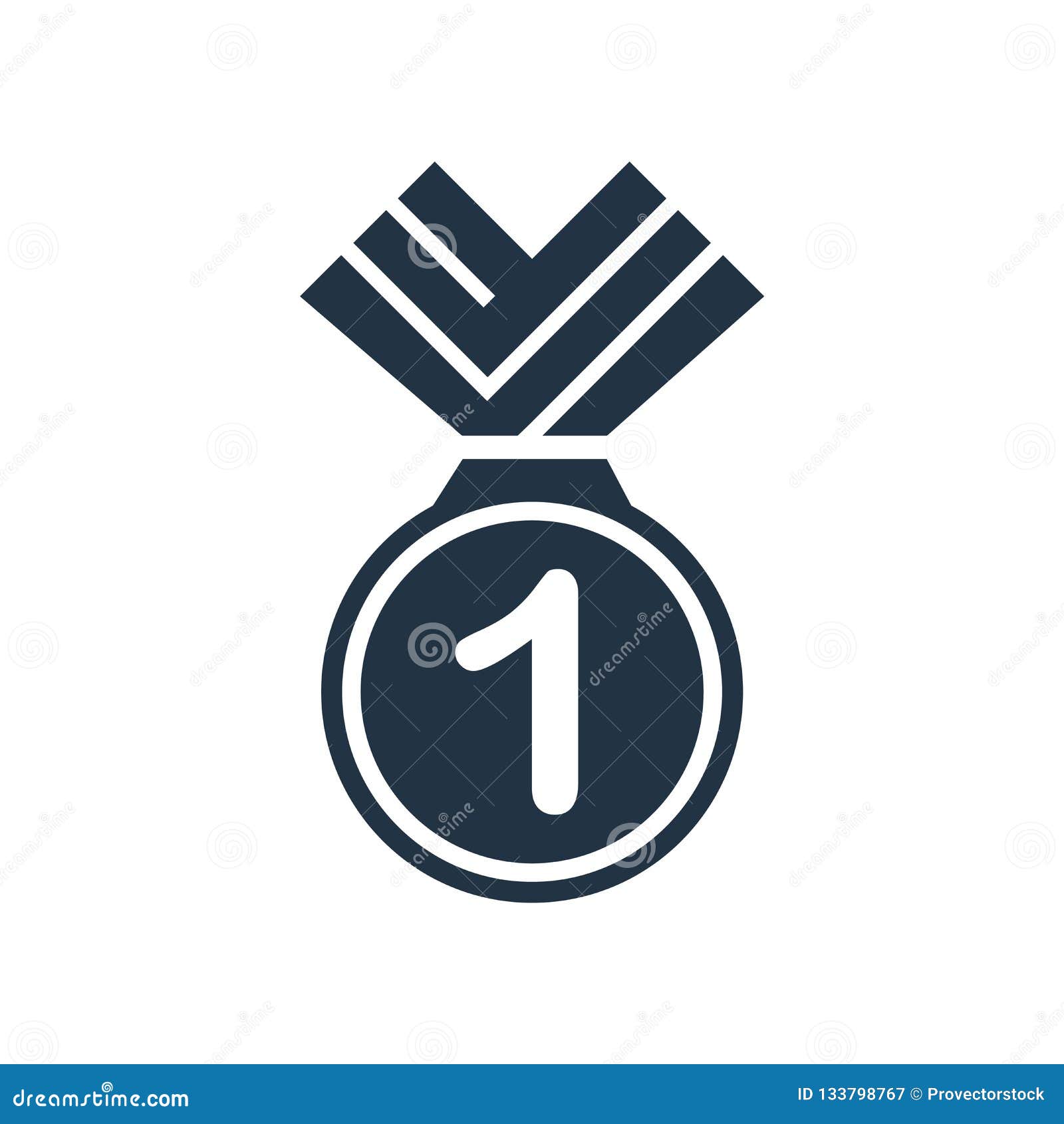 Badge Icon Vector Isolated on White Background, Badge Sign Stock Vector ...