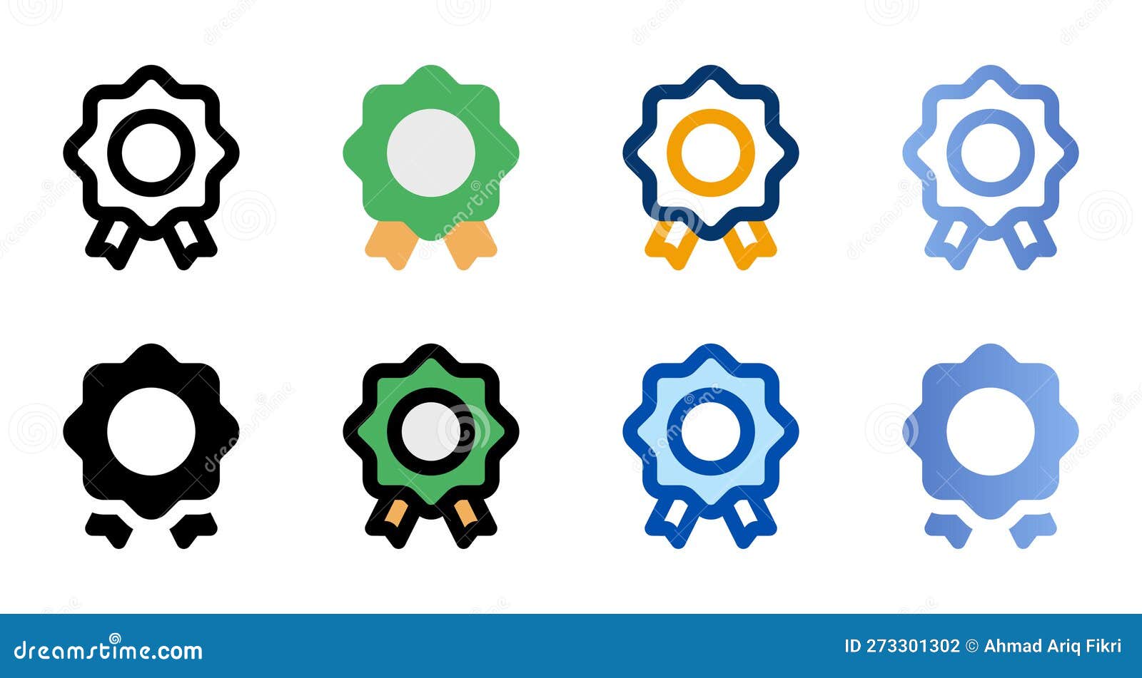 Badge Icons in Different Style. Badge Icons. Different Style Icons Set ...