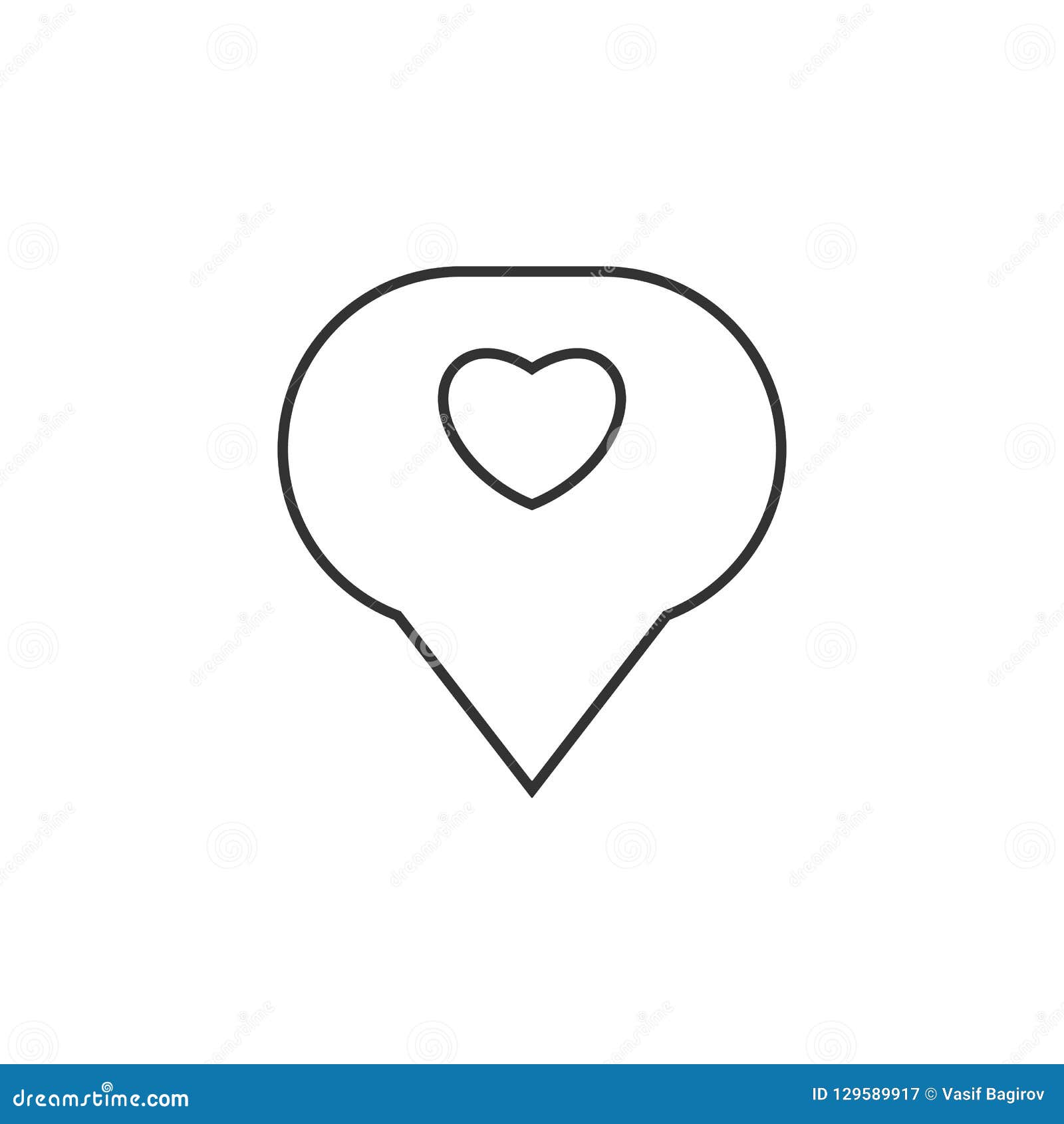 Badge, Like Line Icon. Simple, Modern Flat Vector Illustration for ...