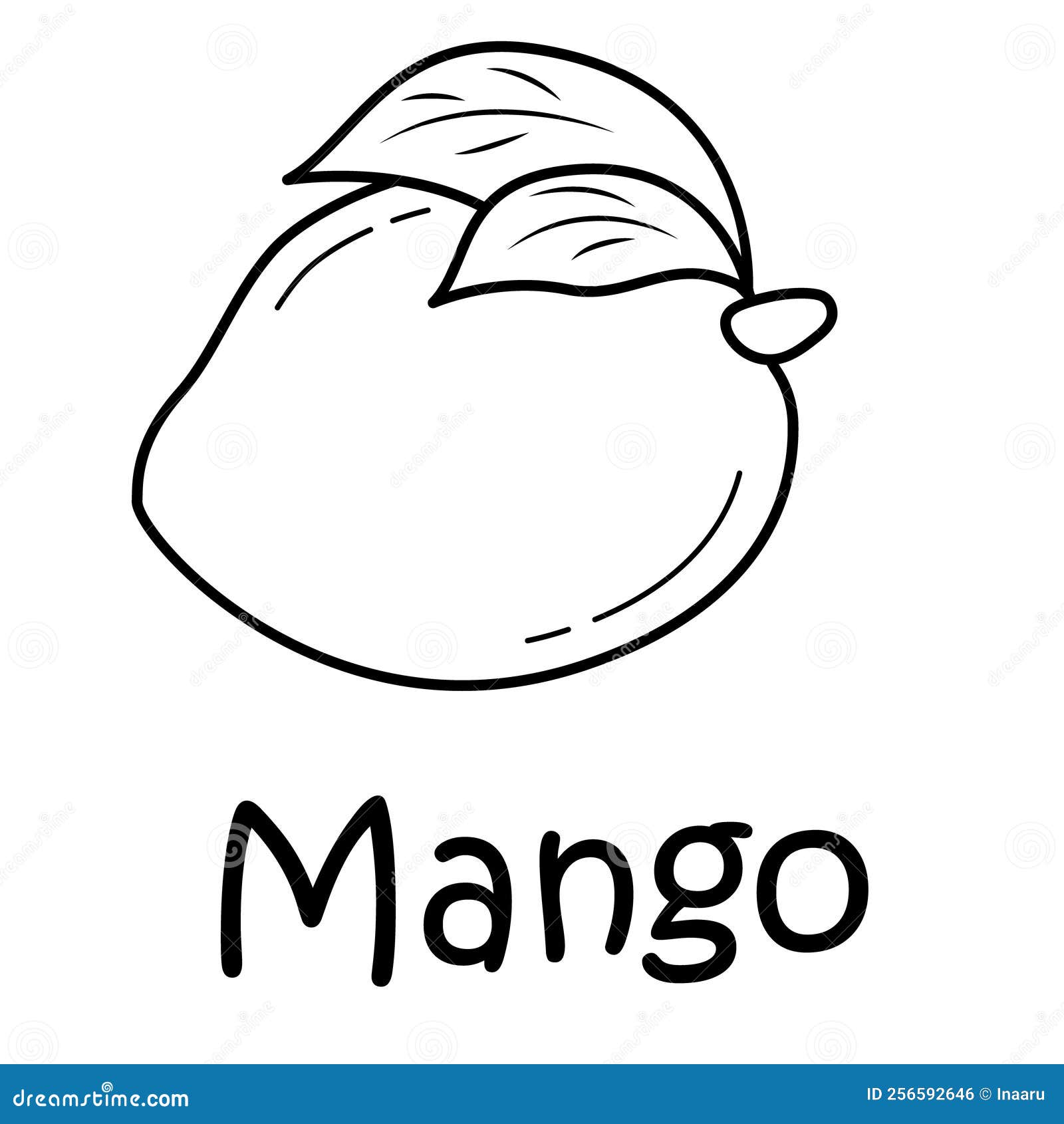 Badge Mango with the Inscription. Stock Vector - Illustration of ...