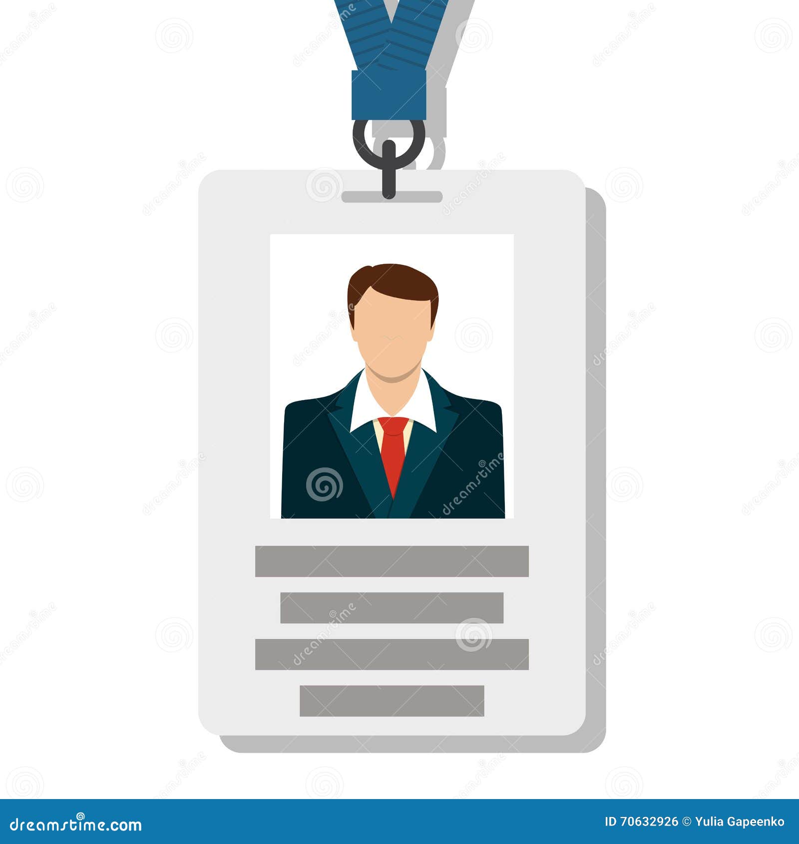 Pass Id Card Icon Vector Identification Badge | CartoonDealer.com ...