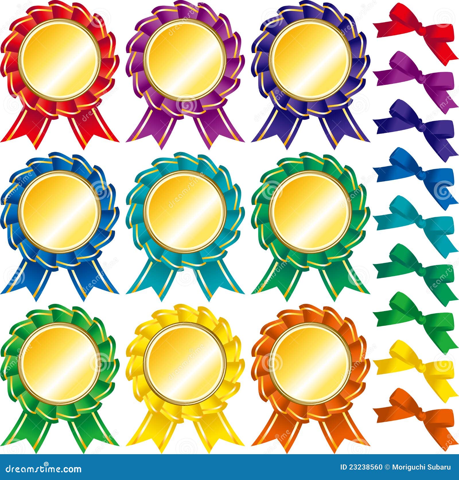 Badge set stock illustration. Illustration of colorful - 23238560
