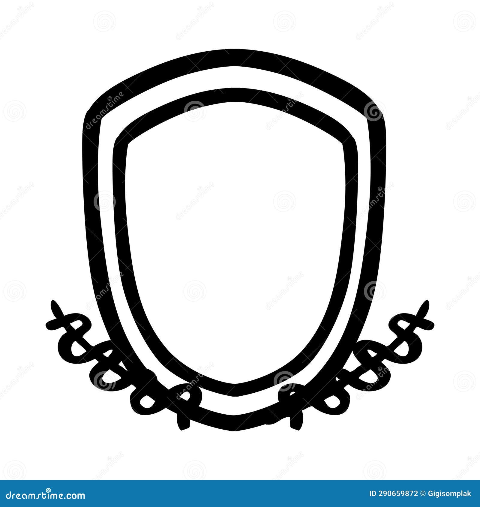 Simple Vector Doodle Hand Draw Sketch, Badge Stock Vector ...
