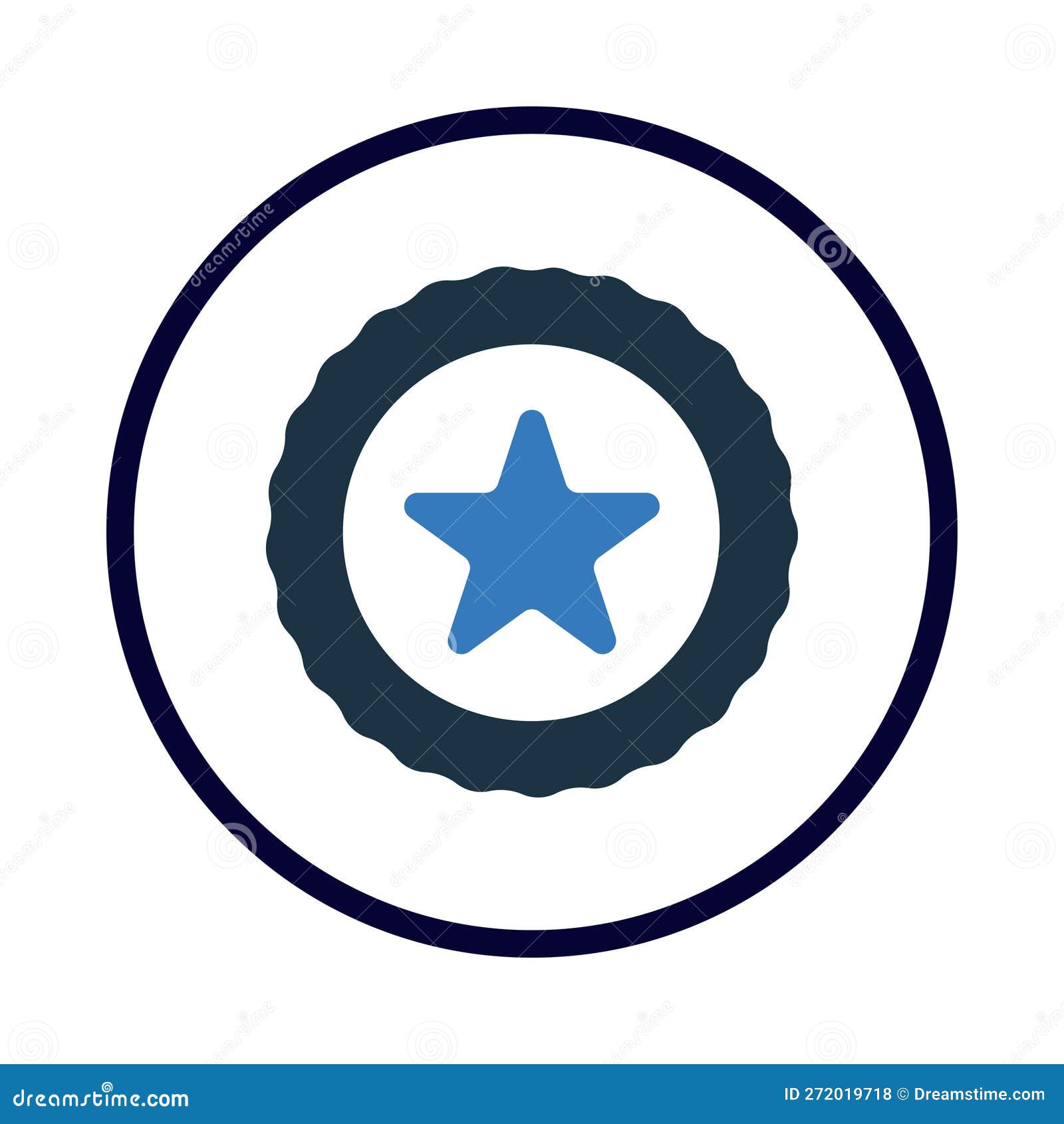 Badge, Star Badge, Rank Badge, Star Rank Badge Icon Stock Vector ...