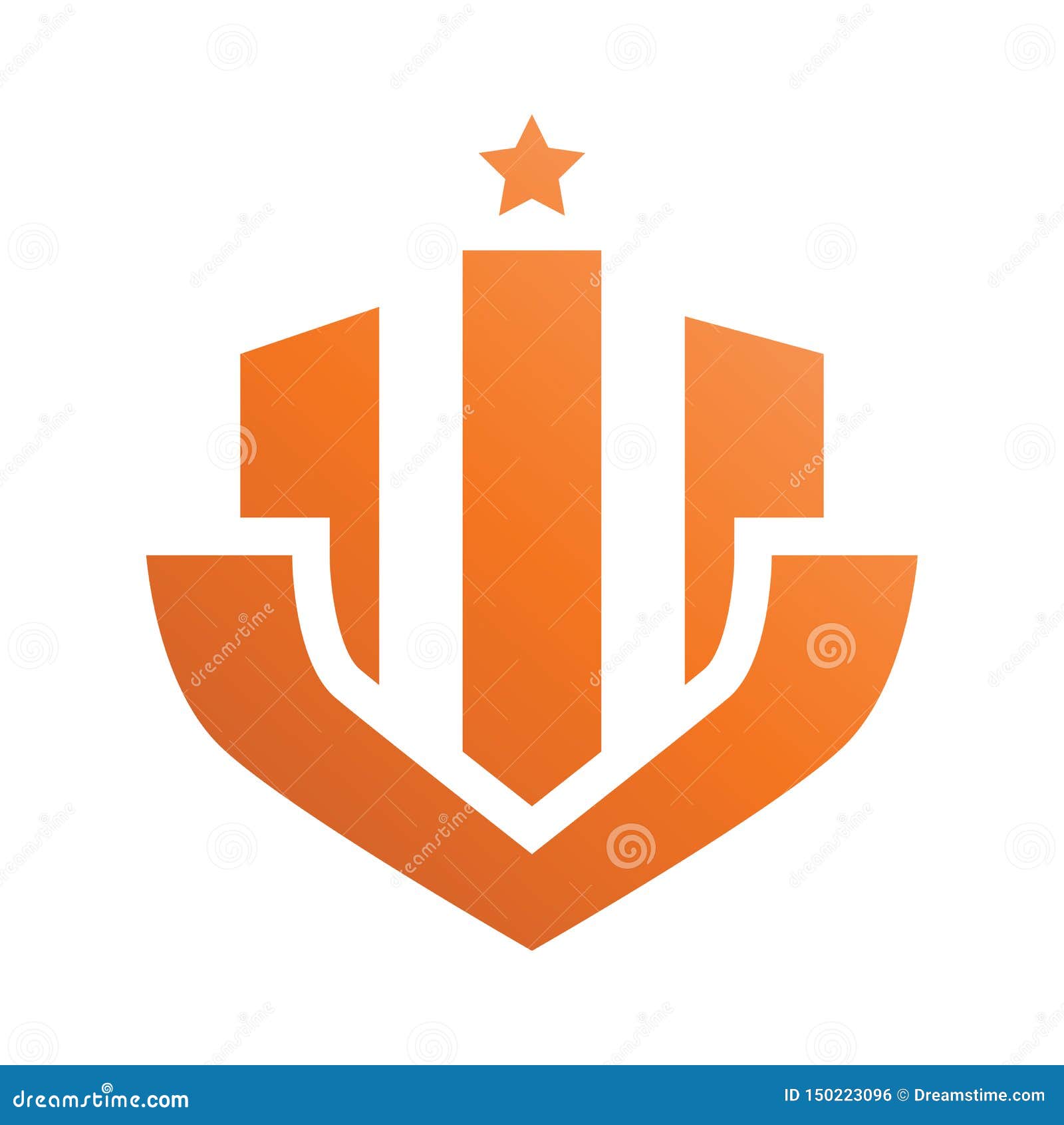 Badge Star Real Estate Logo Vector Illustration | CartoonDealer.com ...