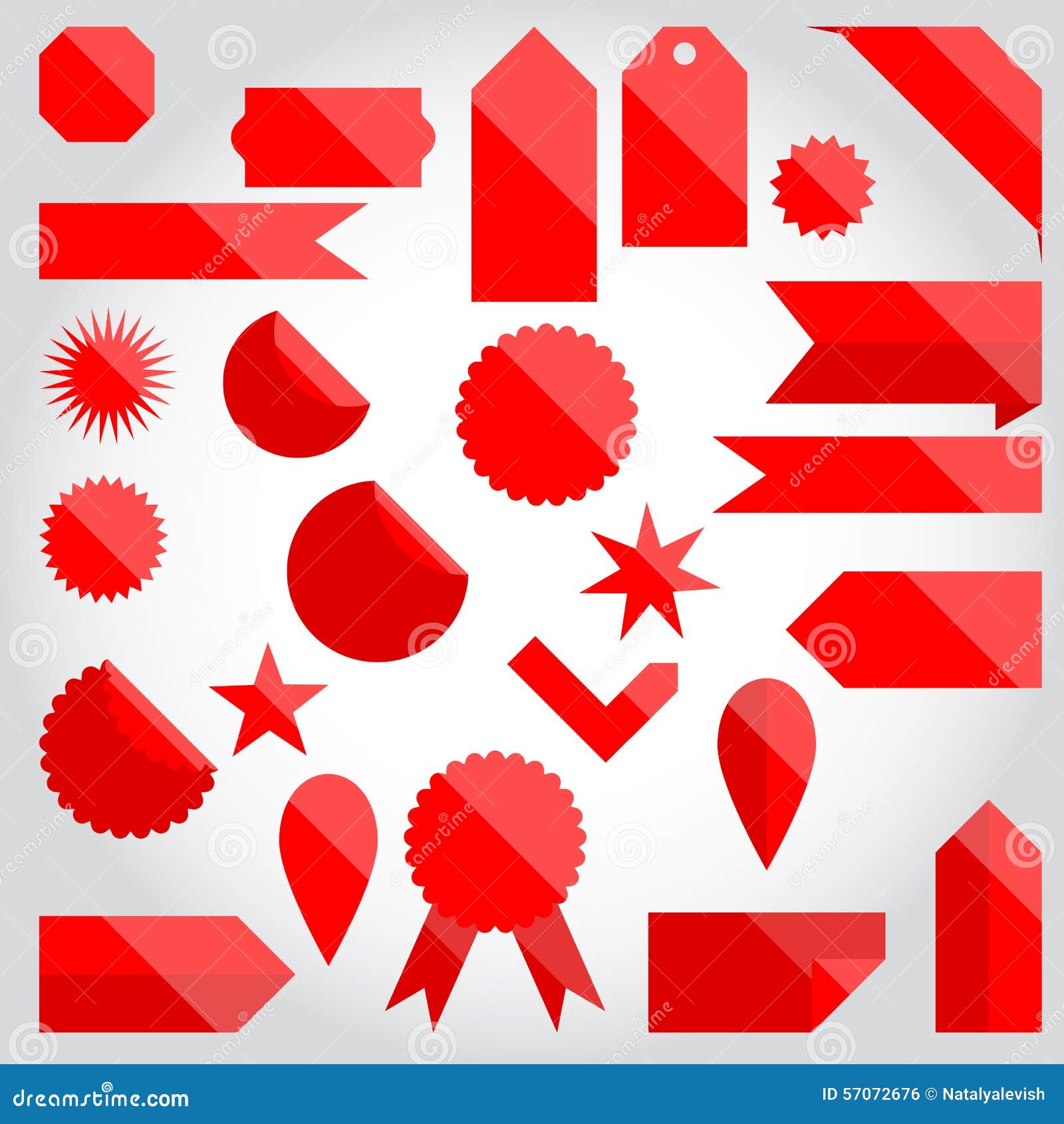 Badge Sticker Set stock vector. Illustration of badge - 57072676