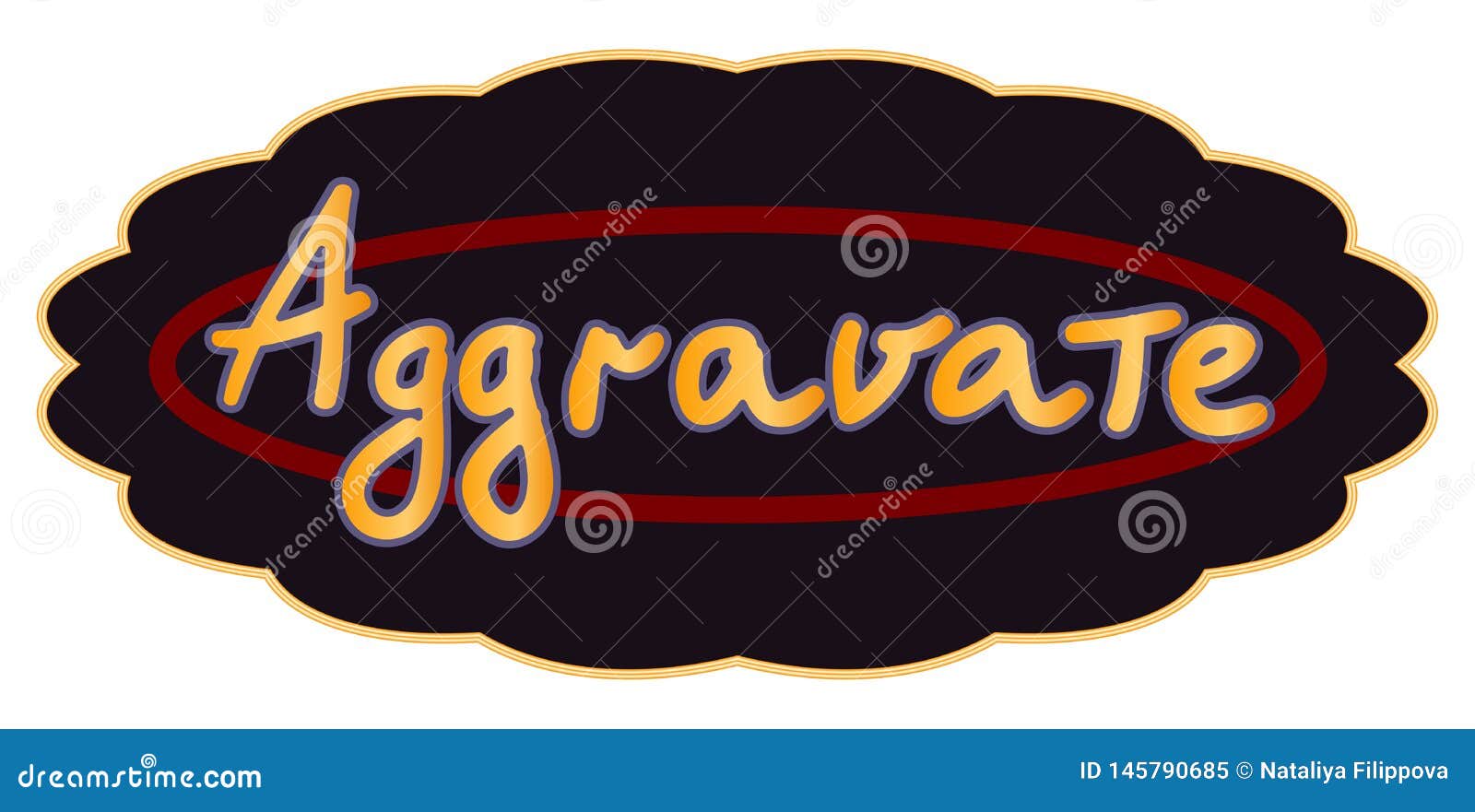 Text Aggrivate Stock Illustrations – 1 Text Aggrivate Stock ...