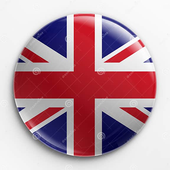 Badge - Union Jack stock illustration. Illustration of circular - 5445535