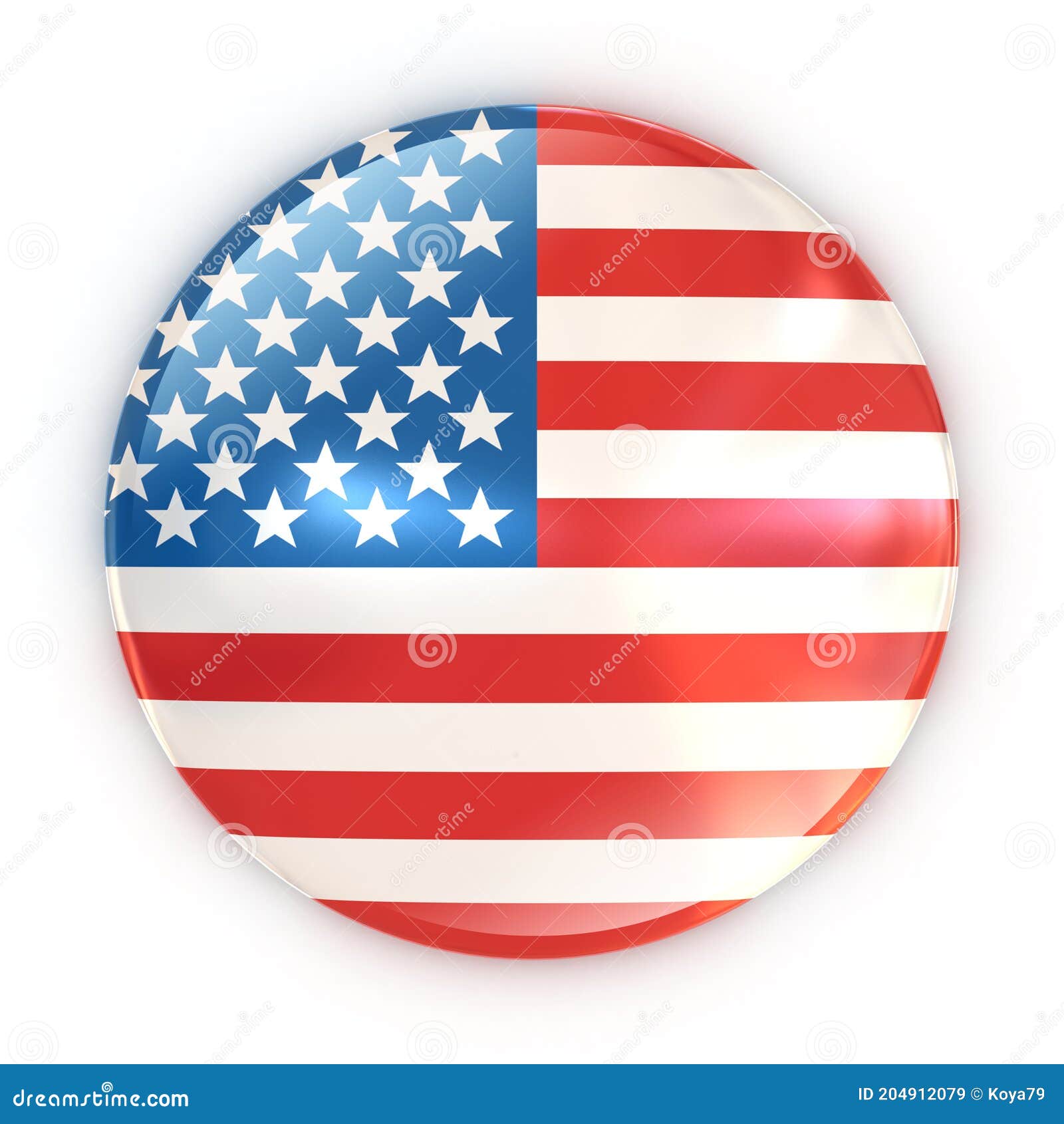 Badge - US flag stock illustration. Illustration of metal - 204912079
