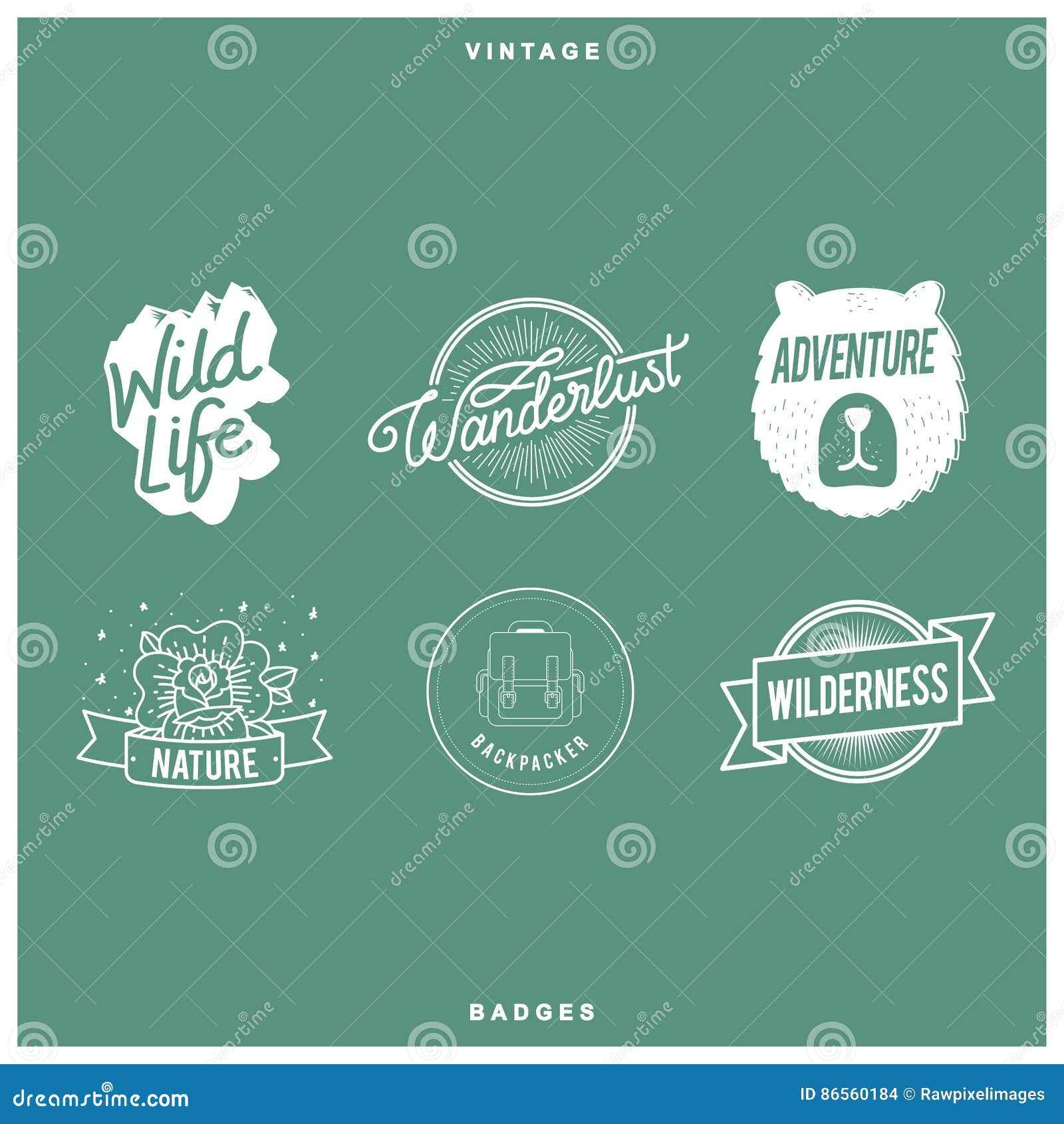 Badge with Word Collection Vector Illustration Stock Vector ...
