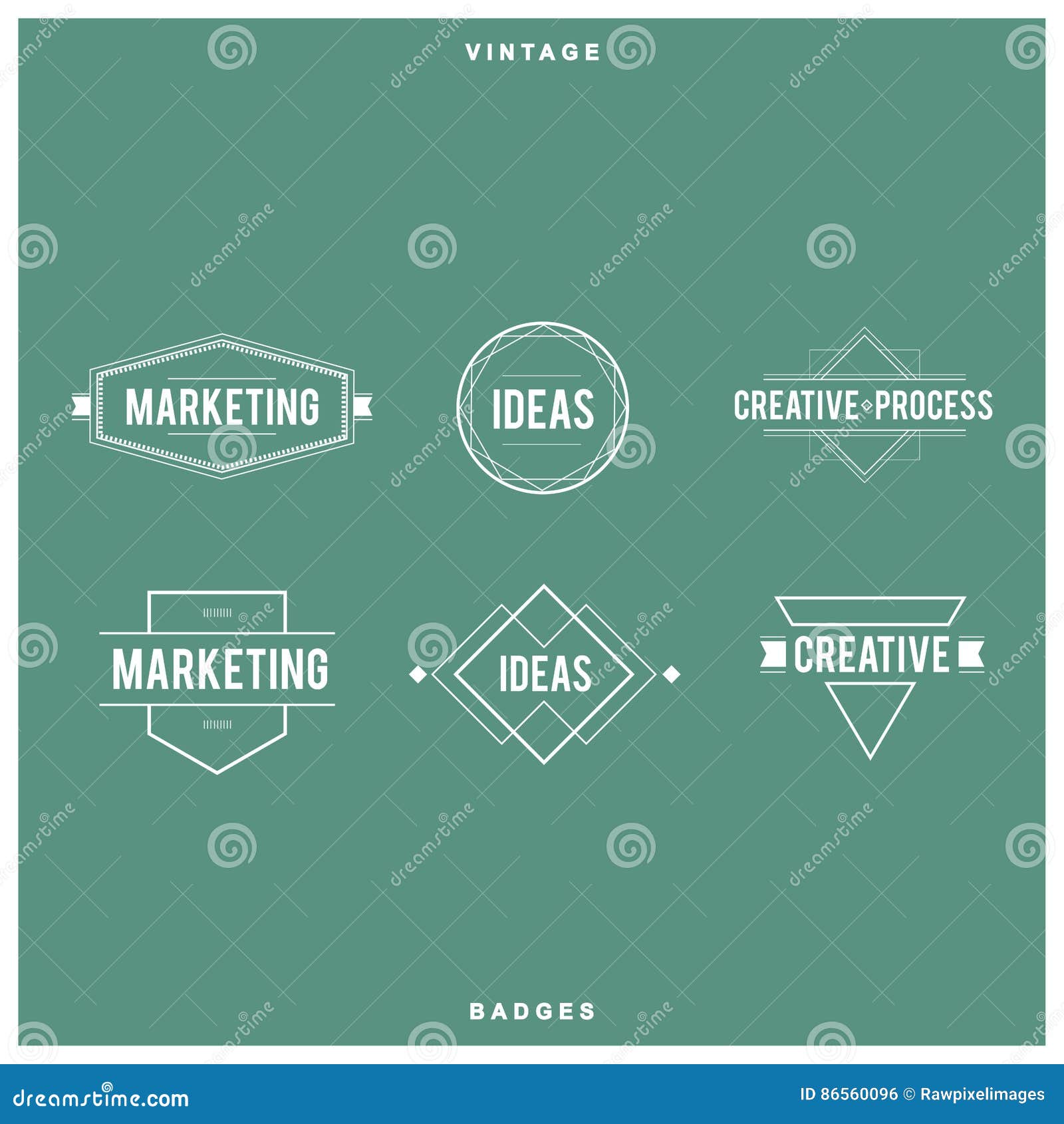 Badge with Word Collection Vector Illustration Concept Stock Vector ...