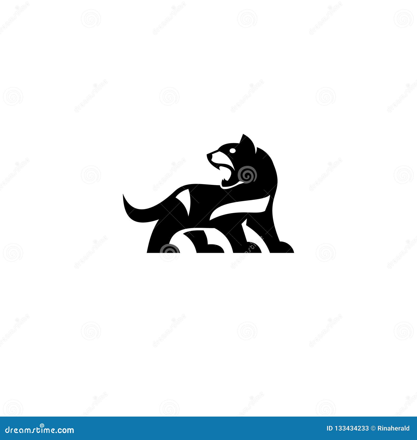 Badger Black Logo Icon Designs Vector Illustration with Black Color ...