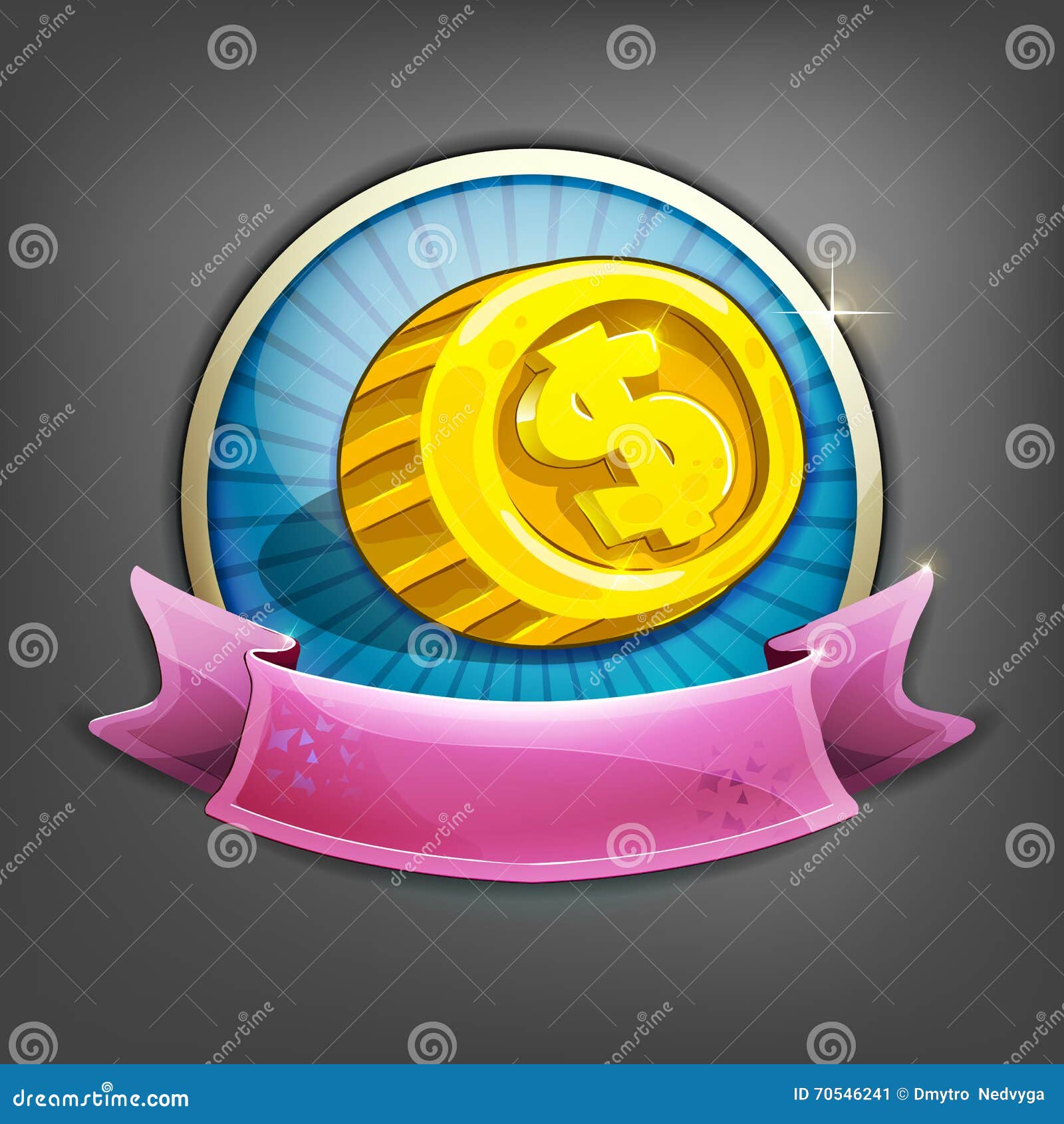 Badges of money. stock vector. Illustration of design - 70546241