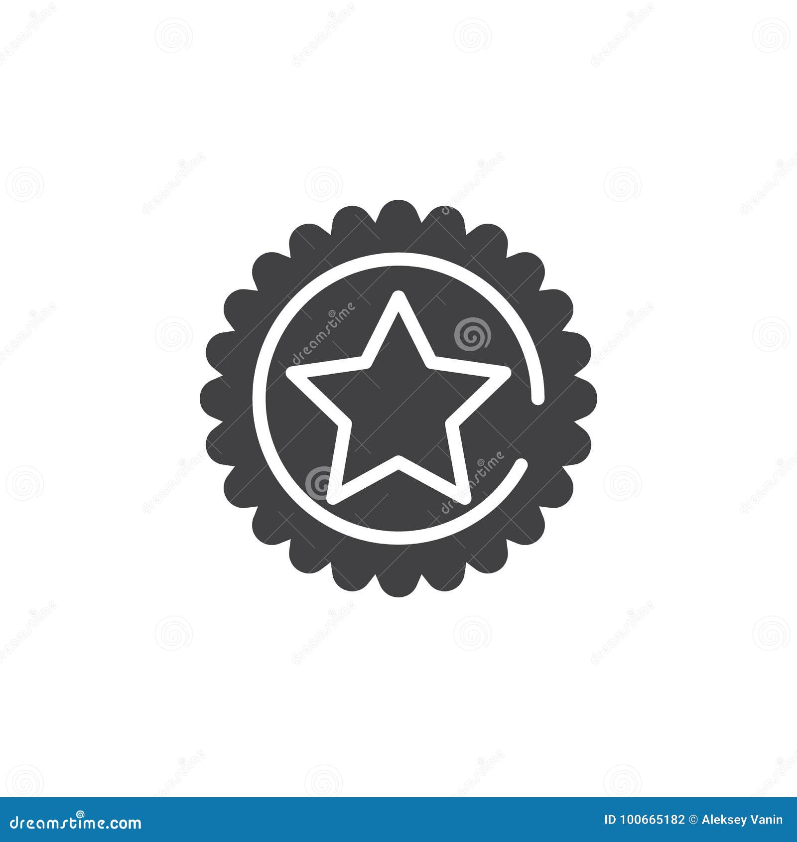 Badges with Star Shape Icon Vector Stock Vector - Illustration of ...