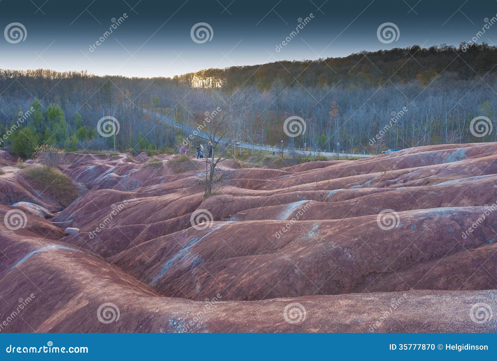 Badland on Caledon Ontario stock photo. Image of erosion - 35777870
