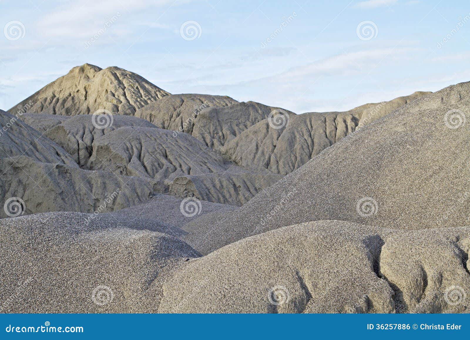 Badland stock photo. Image of gravel, erosion, macro - 36257886